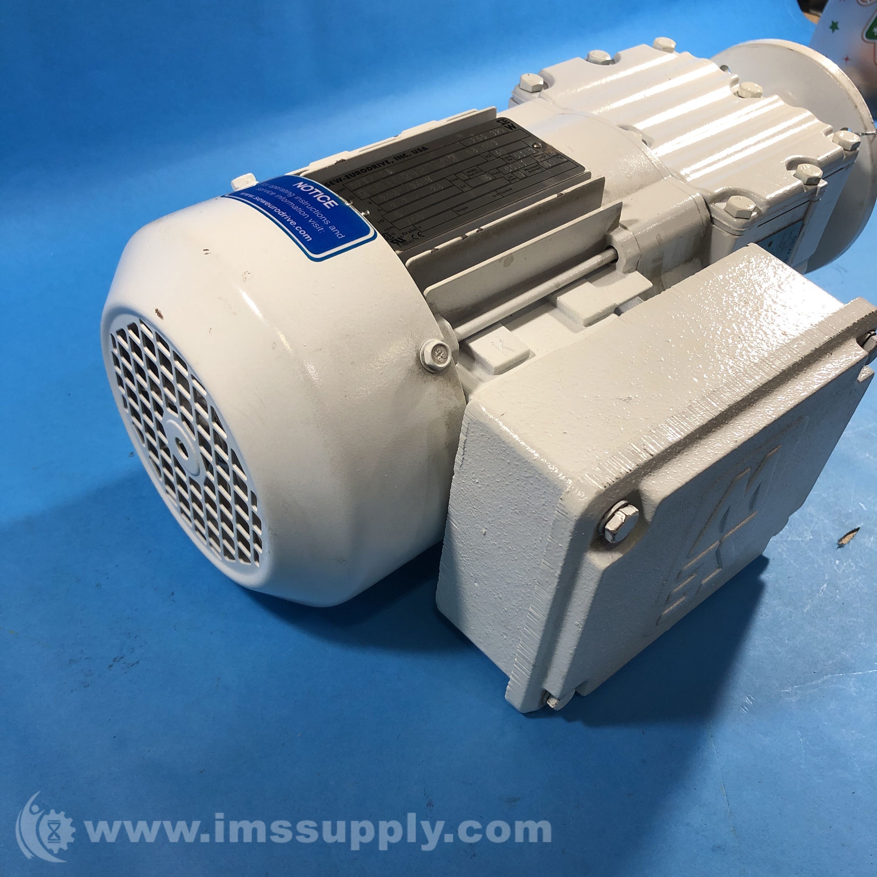Sew Eurodrive RF17DT71D4 3-Phase Gear Motor - IMS Supply