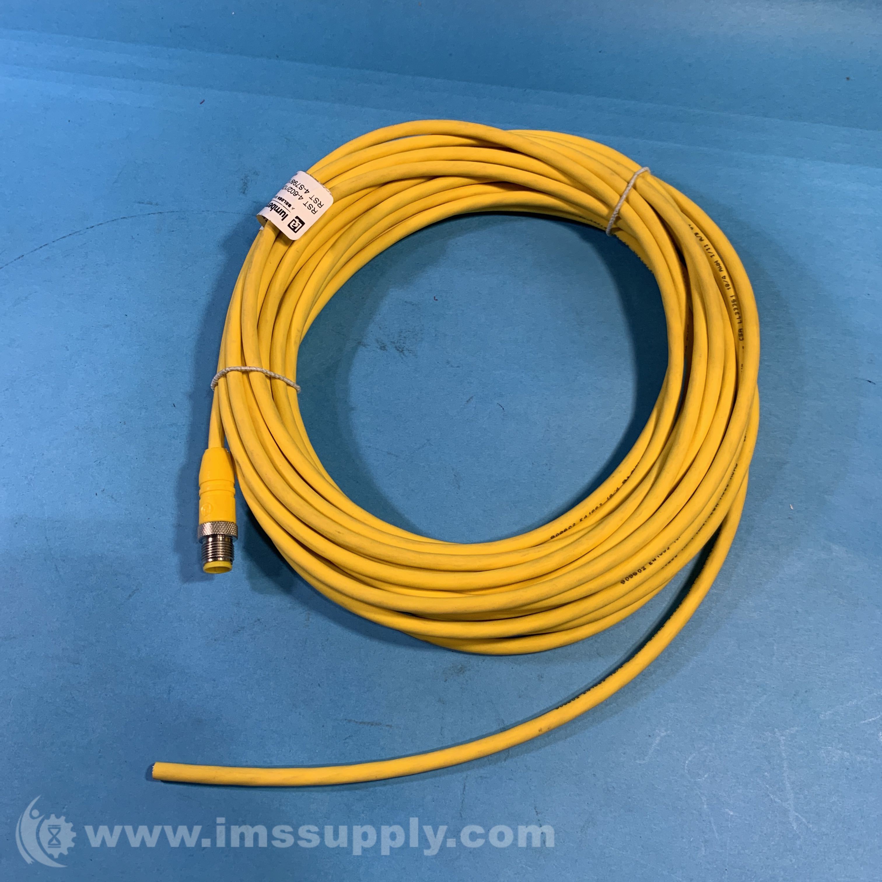 Lumberg Automation RST 4-602/10M Micro (M12) Single Ended Cordset - IMS ...
