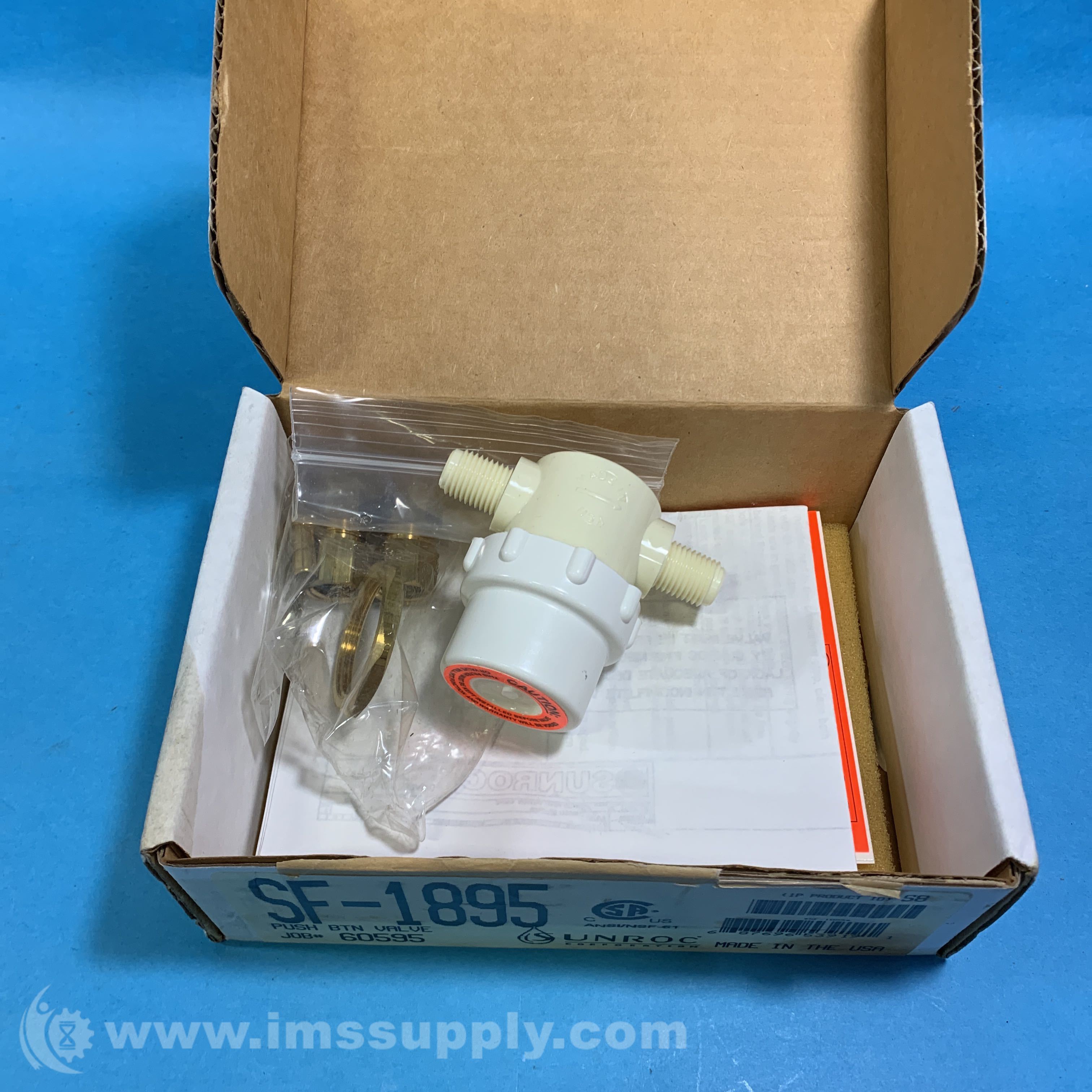 Sunroc Corp. SF-1895 Push Button Valve - IMS Supply
