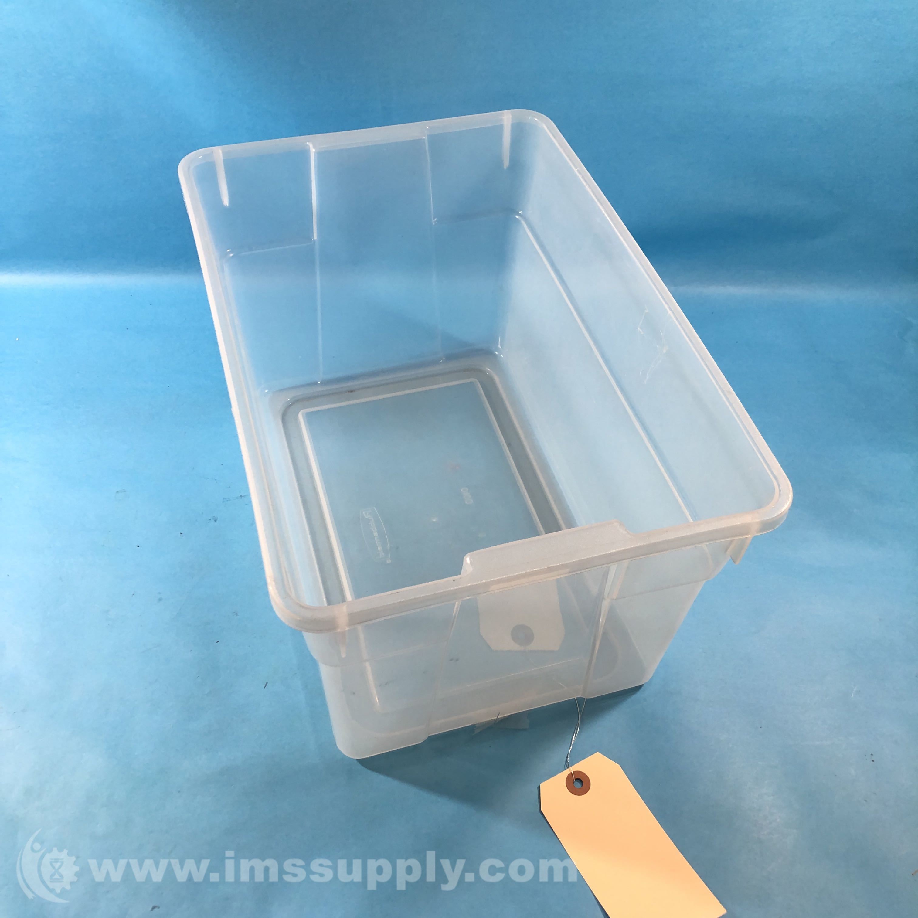 Rubbermaid Transparent Storage Tote - IMS Supply