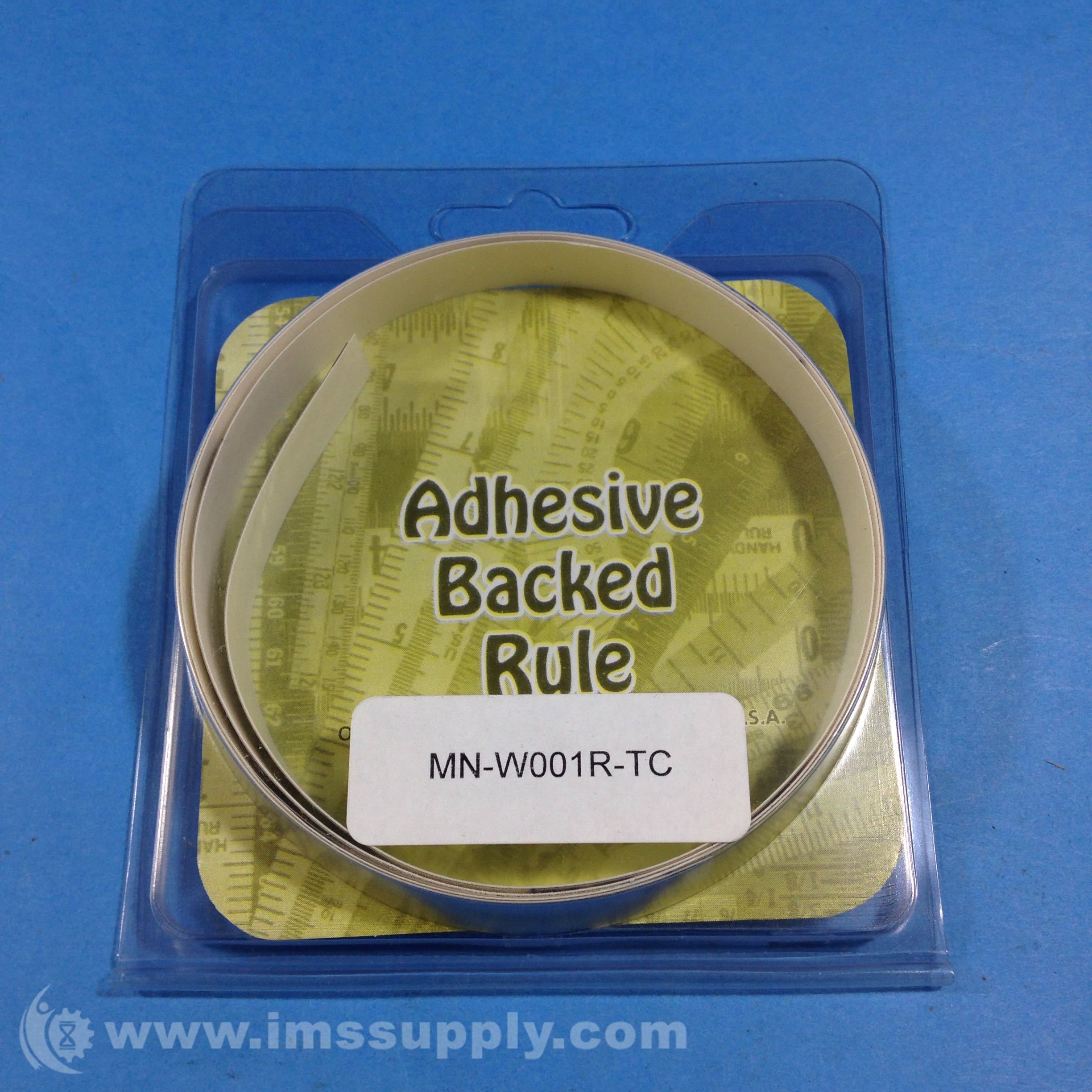 Oregon Rule Co. MN-W001R-TC Adhesive Backed Rule - IMS Supply