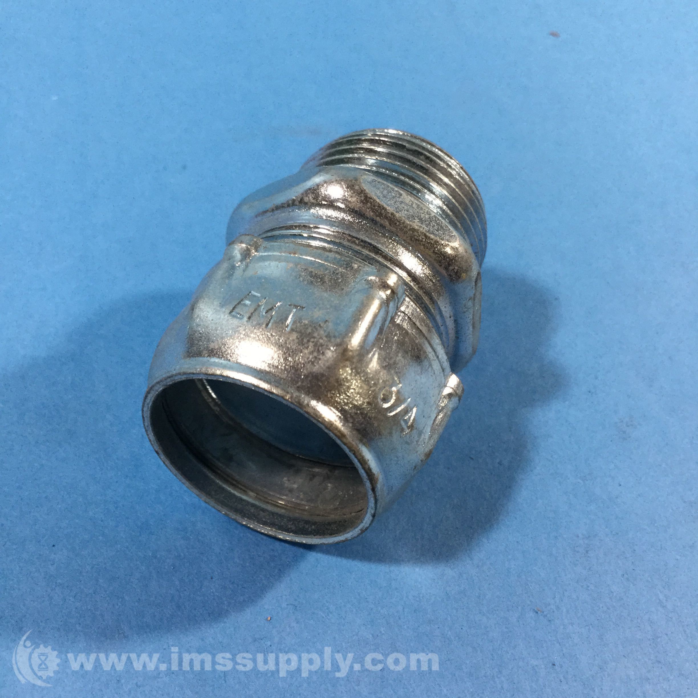Size 3/4 Inch Emt Coupling Compression, Zinc - IMS Supply