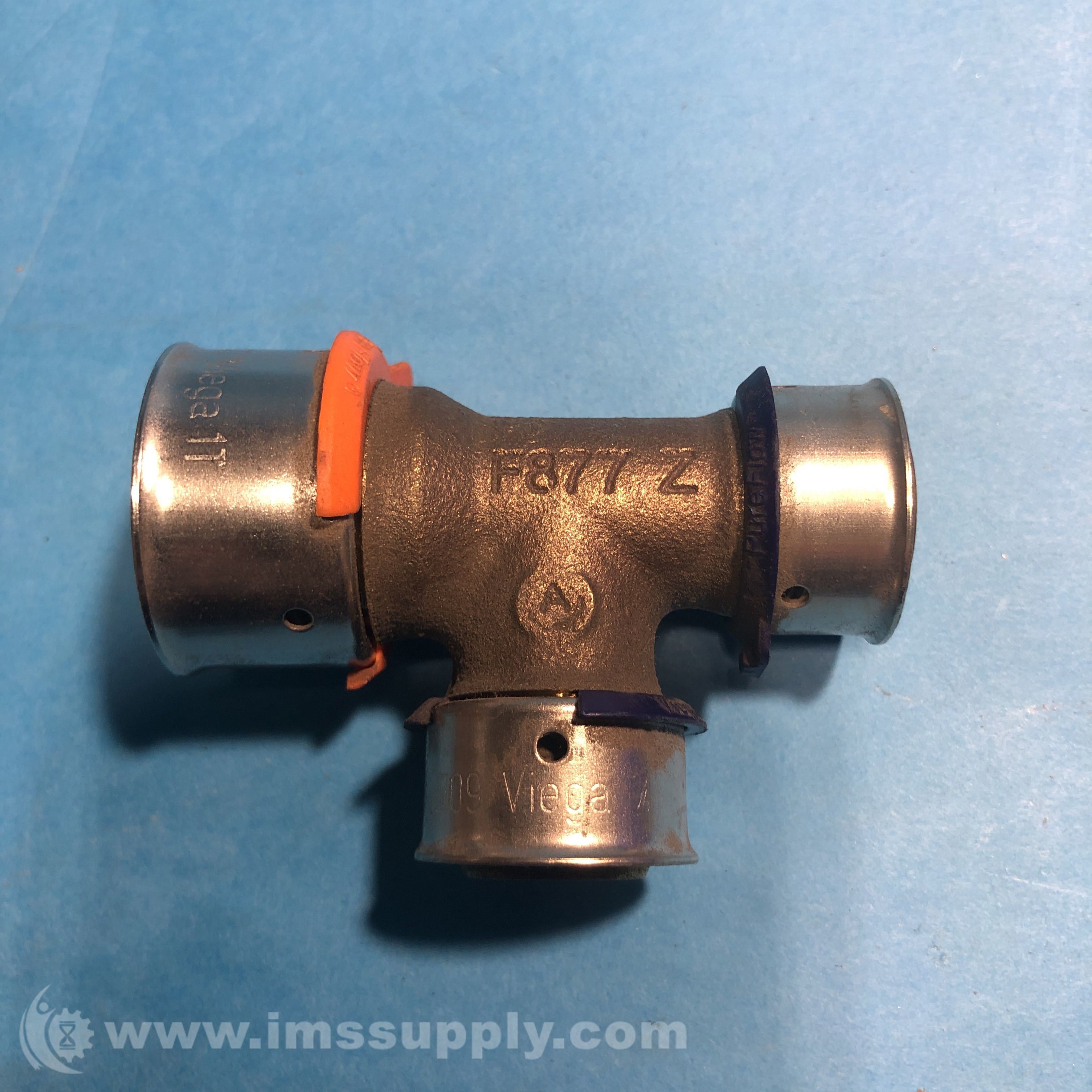 Viega LLC Street Tee Fitting 3/4 x 3/4 x 1 w/ Attached Sleeve - IMS Supply