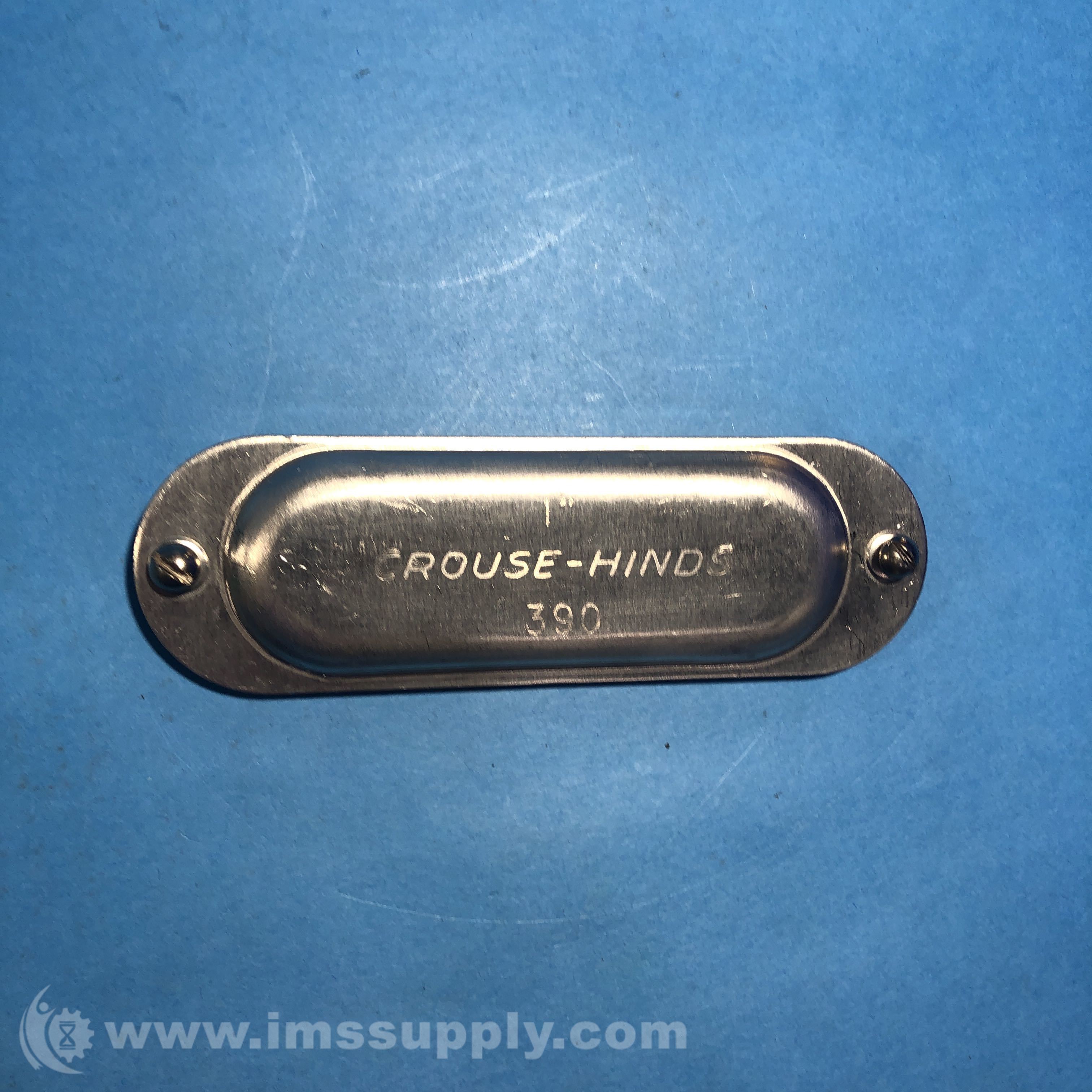 Crouse Hinds 390 Aluminum Conduit Body Cover - IMS Supply