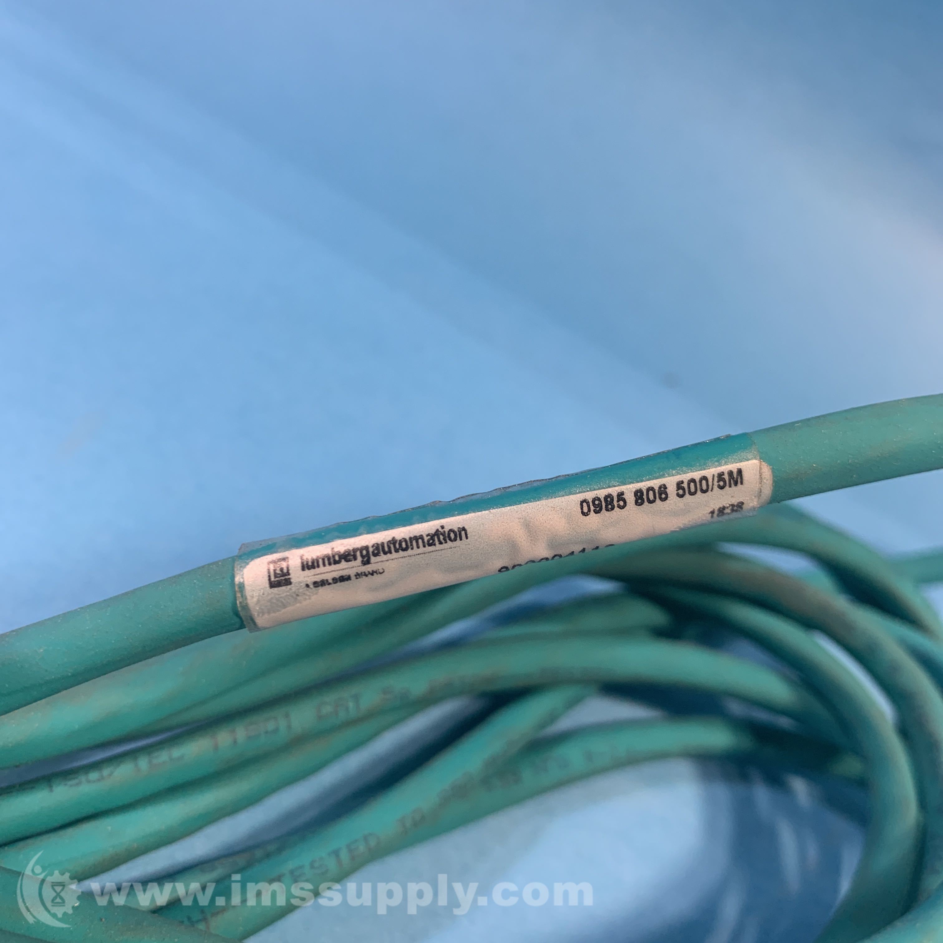 Lumberg Automation 0985 806 500/5M Ethernet Cable, Cat5e, 5 m - IMS Supply