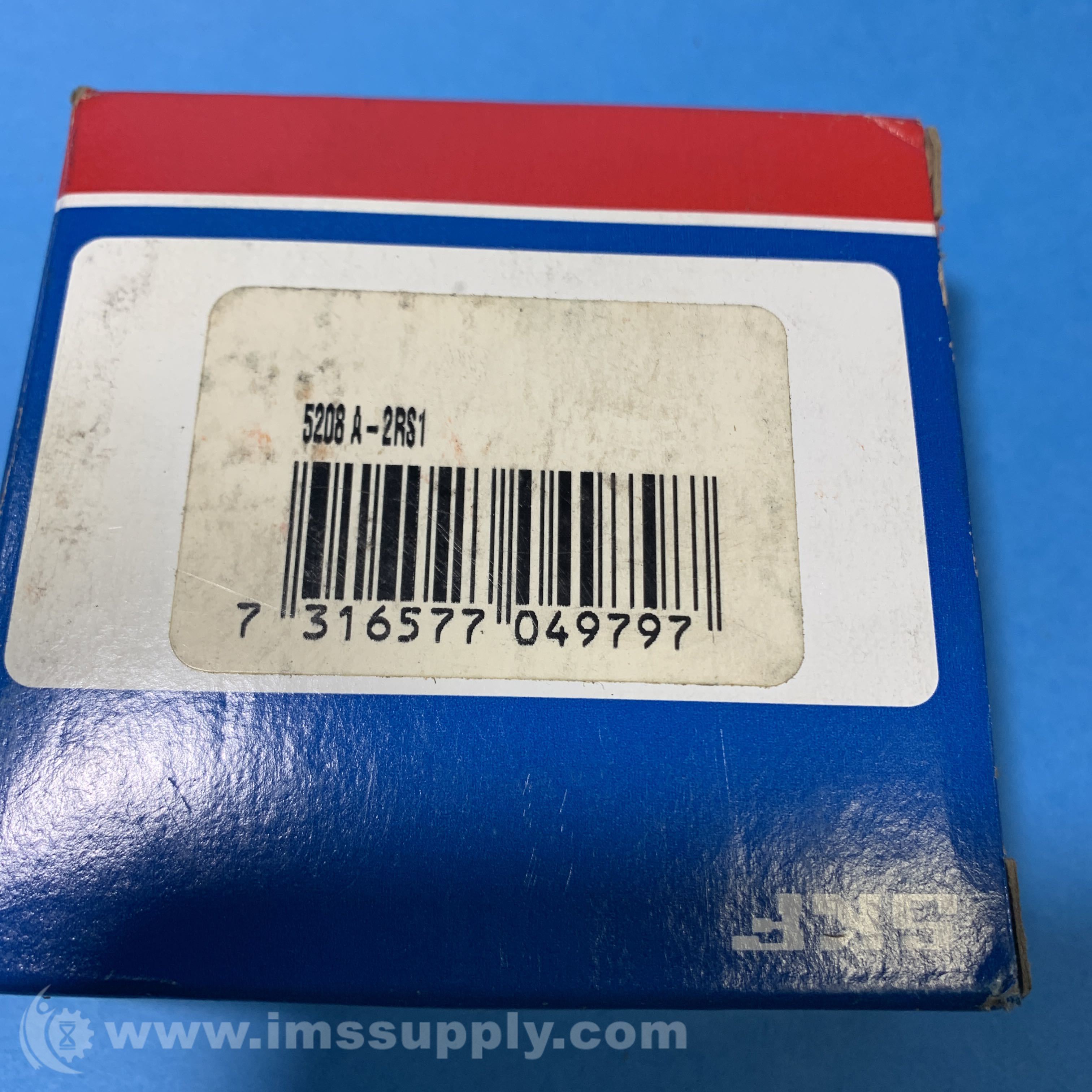 SKF 5208 A-2RS1 Ball Bearing; Double Row of Balls - IMS Supply