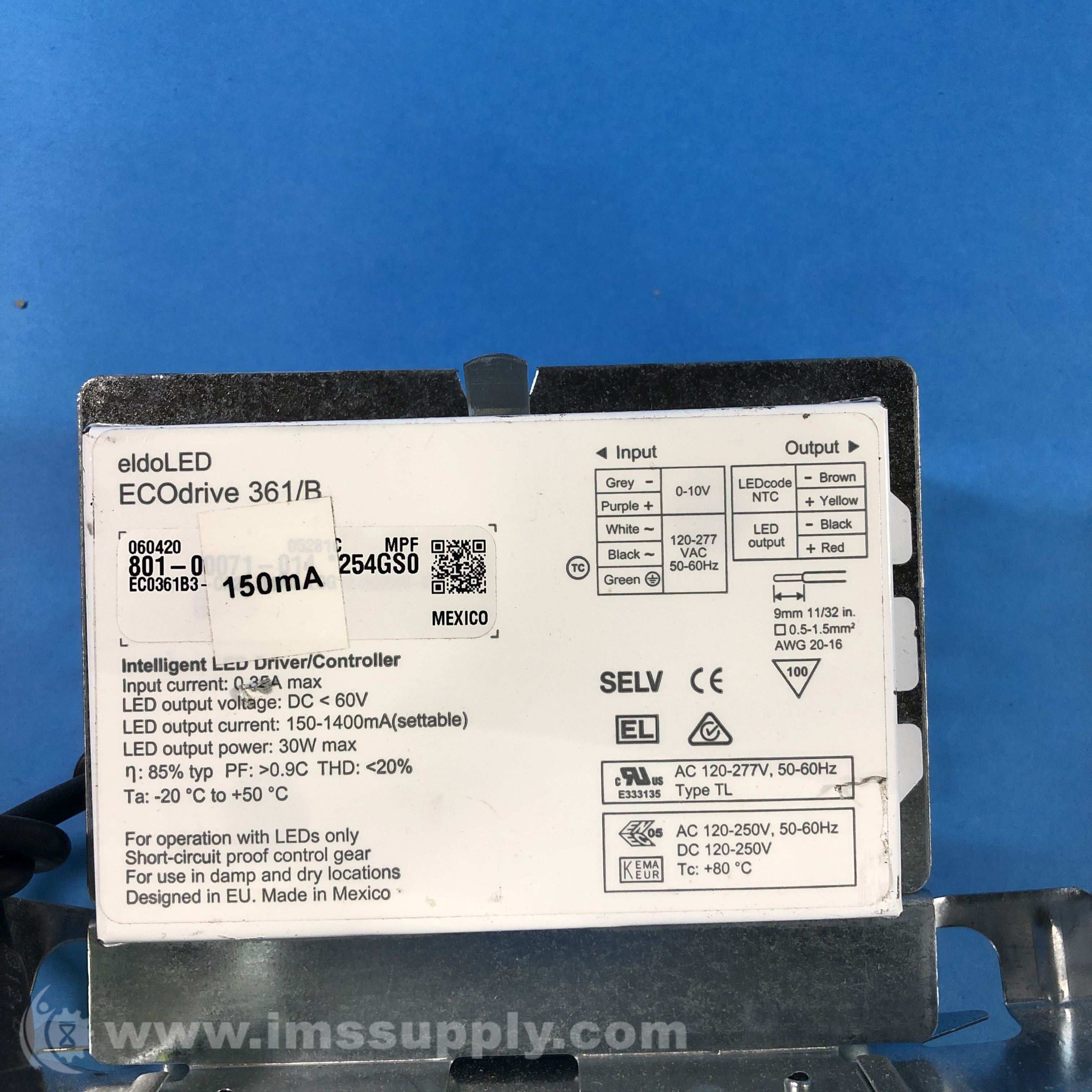 EldoLED ECOdrive 361/B Intelligent LED Driver/ Controller - IMS Supply