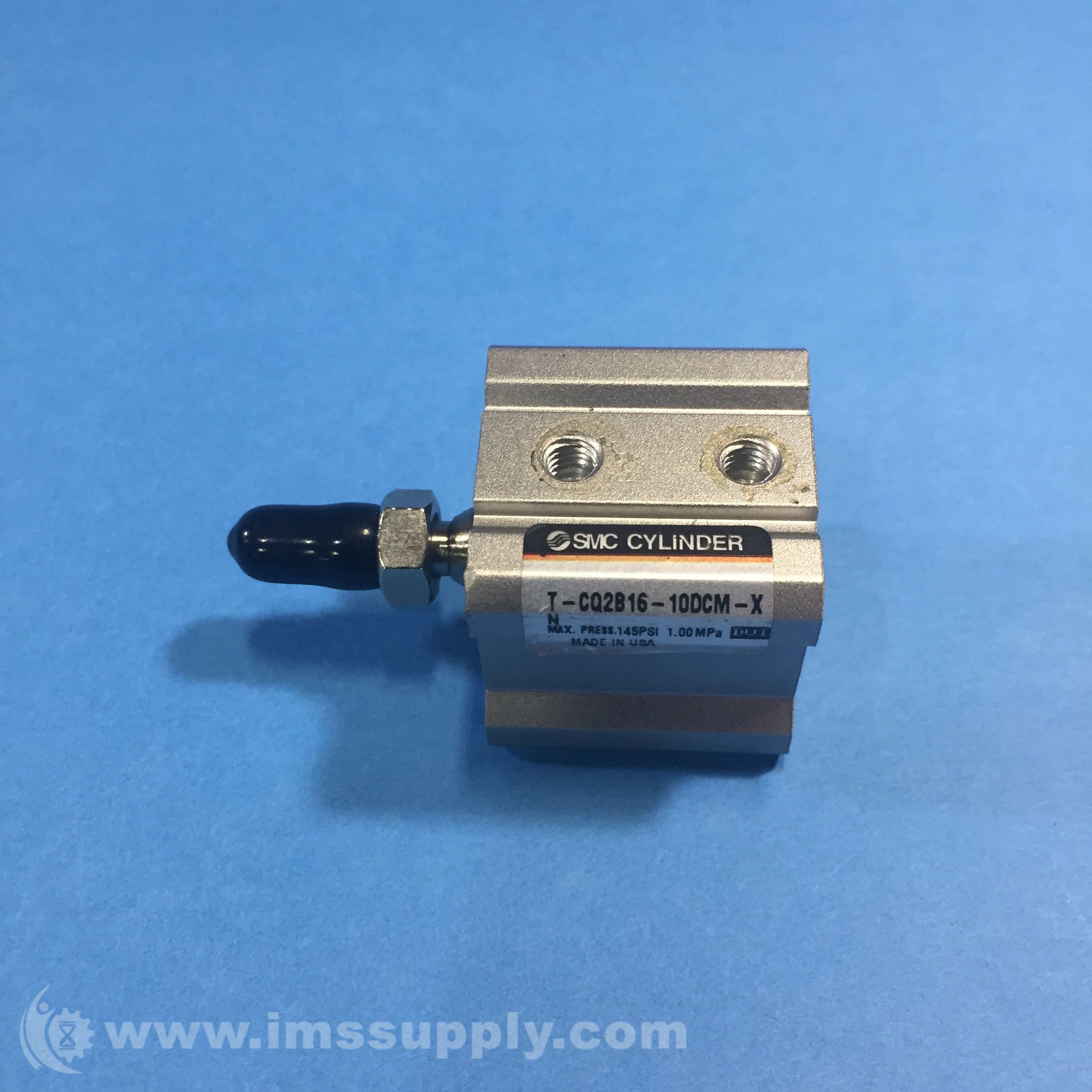 SMC T-CQ2B16-10DCM-XN Compact Cylinder, 145 PSI - IMS Supply