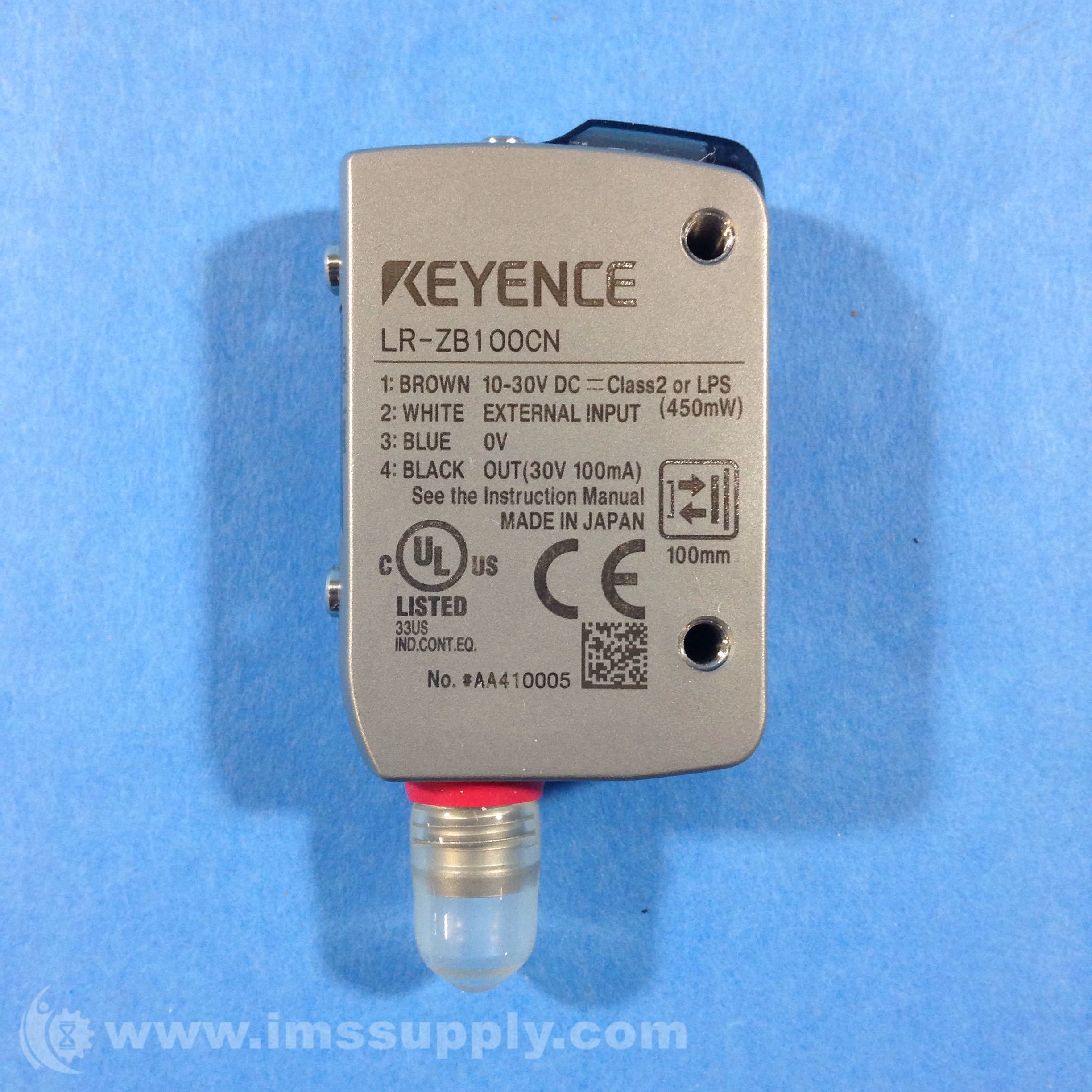 Keyence Corp LR-ZB250AP Self Contained CMOS Laser Sensor 10-30VDC - IMS ...