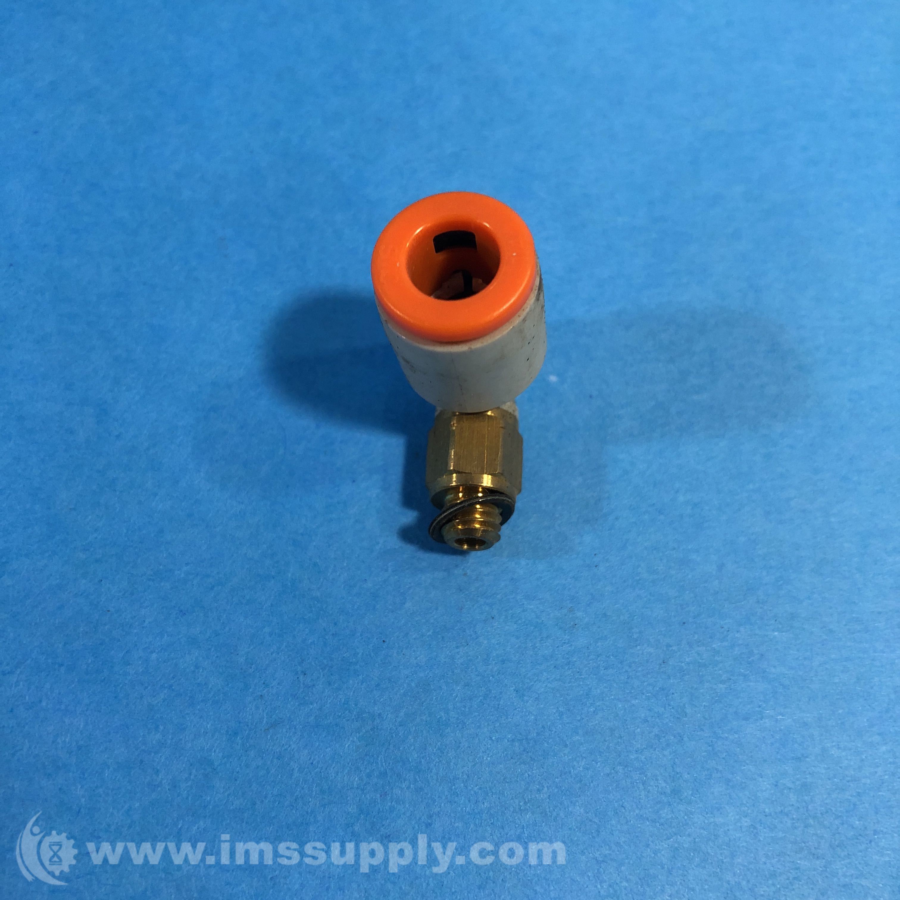 SMC Push to Connect to Threaded Male Elbow Fitting - IMS Supply