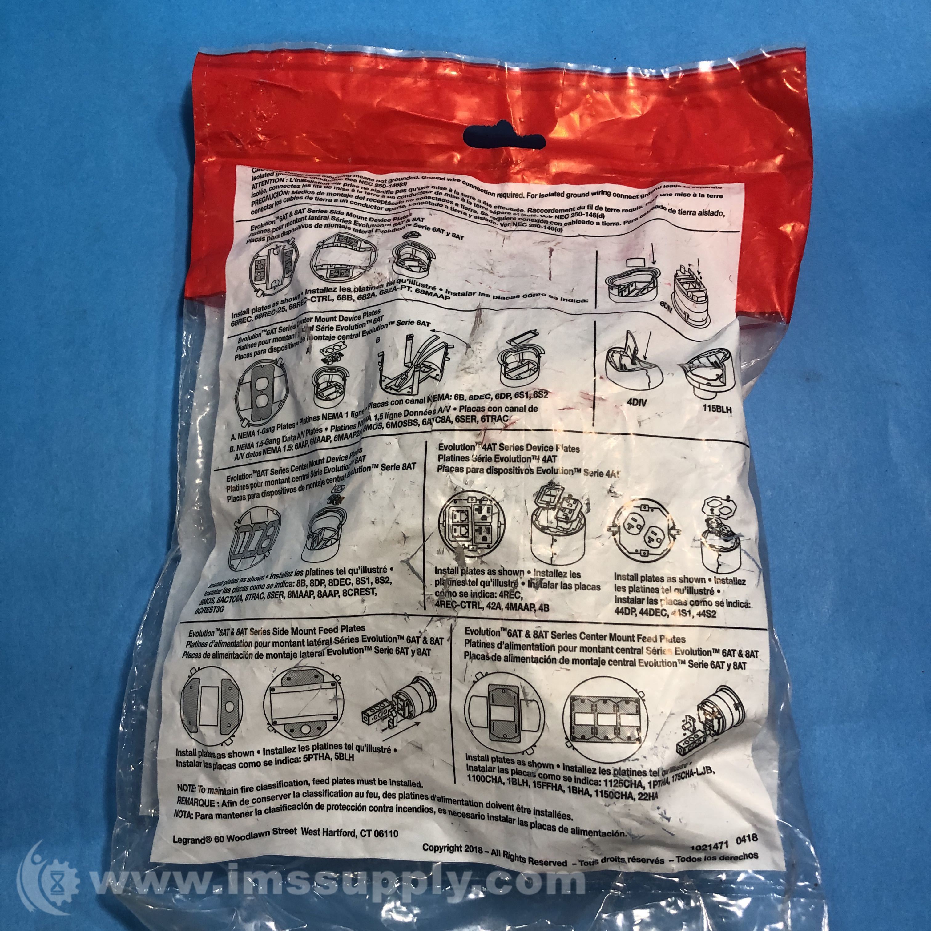 Legrand 1125CHA Poke-Thru Housing Assembly - IMS Supply