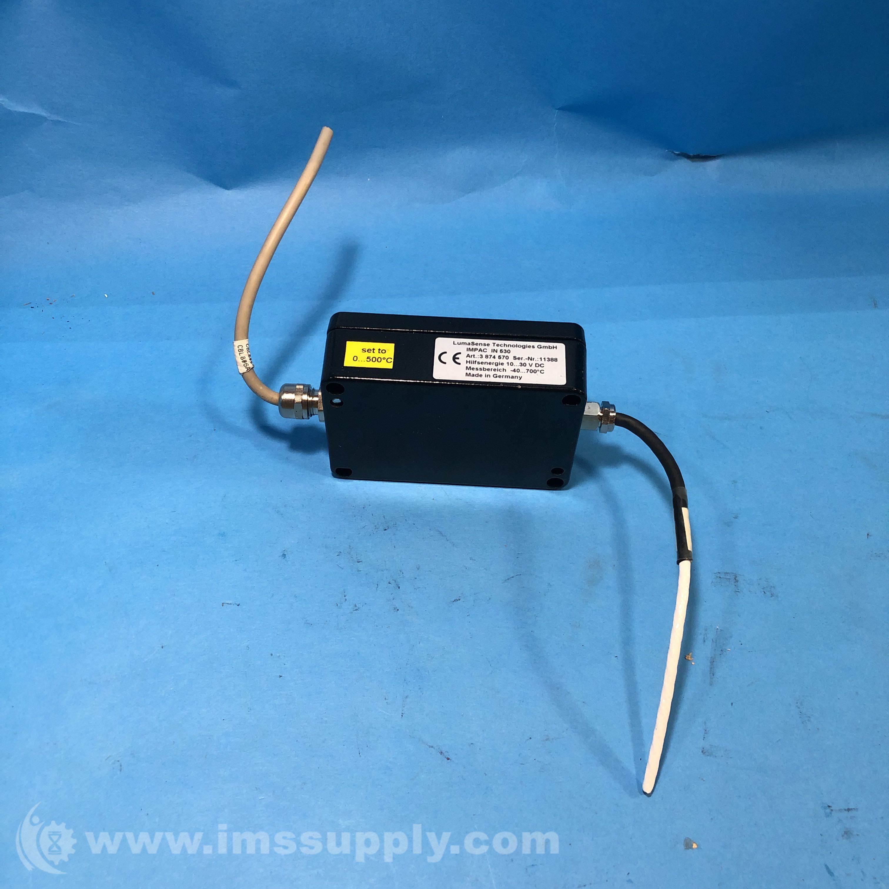 Lumasense Technologies IN 530 IMPAC Digital Pyrometer - IMS Supply