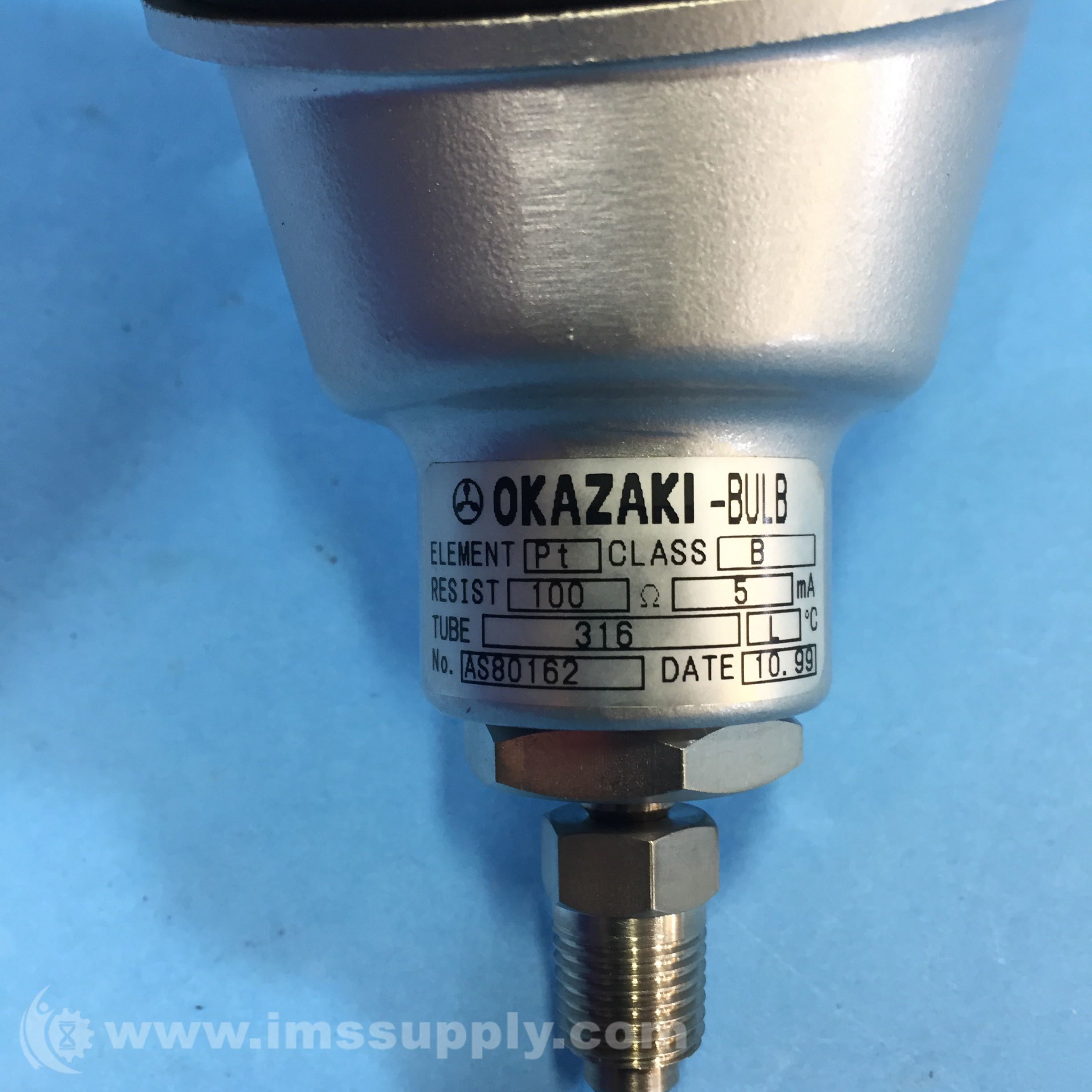 Okazaki PT100 Temperature Sensor Terminal Head - IMS Supply