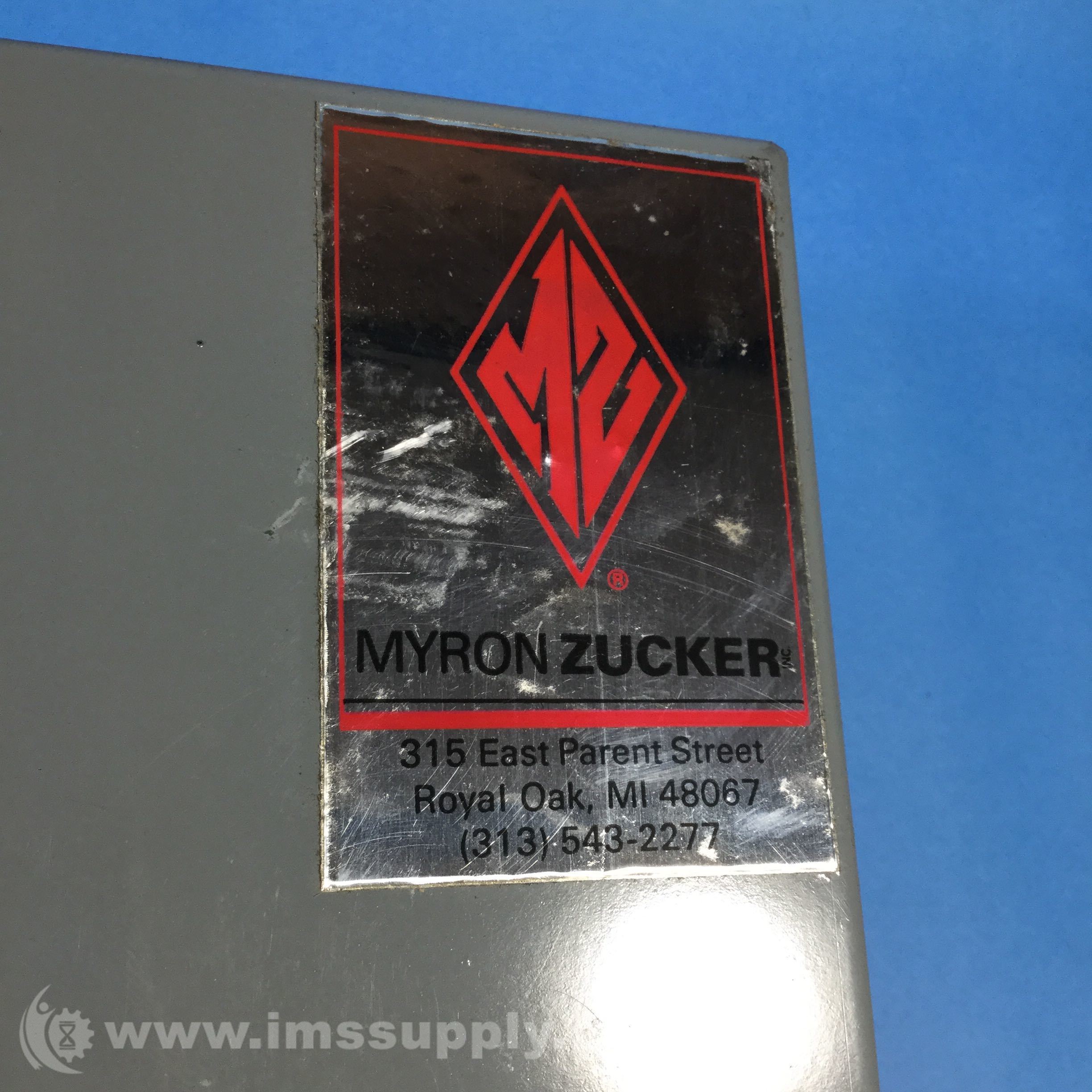 Myron Zucker Inc Multical Calmount Capacitor 480/3/60 - IMS Supply