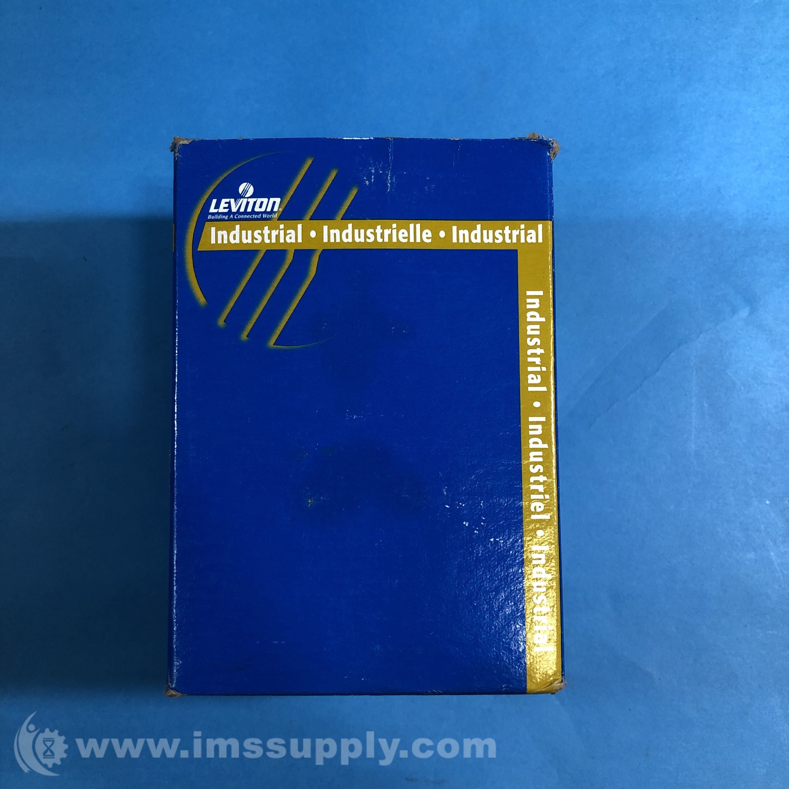 Leviton N1302-DS Double-Pole AC Manual Motor Controller - IMS Supply