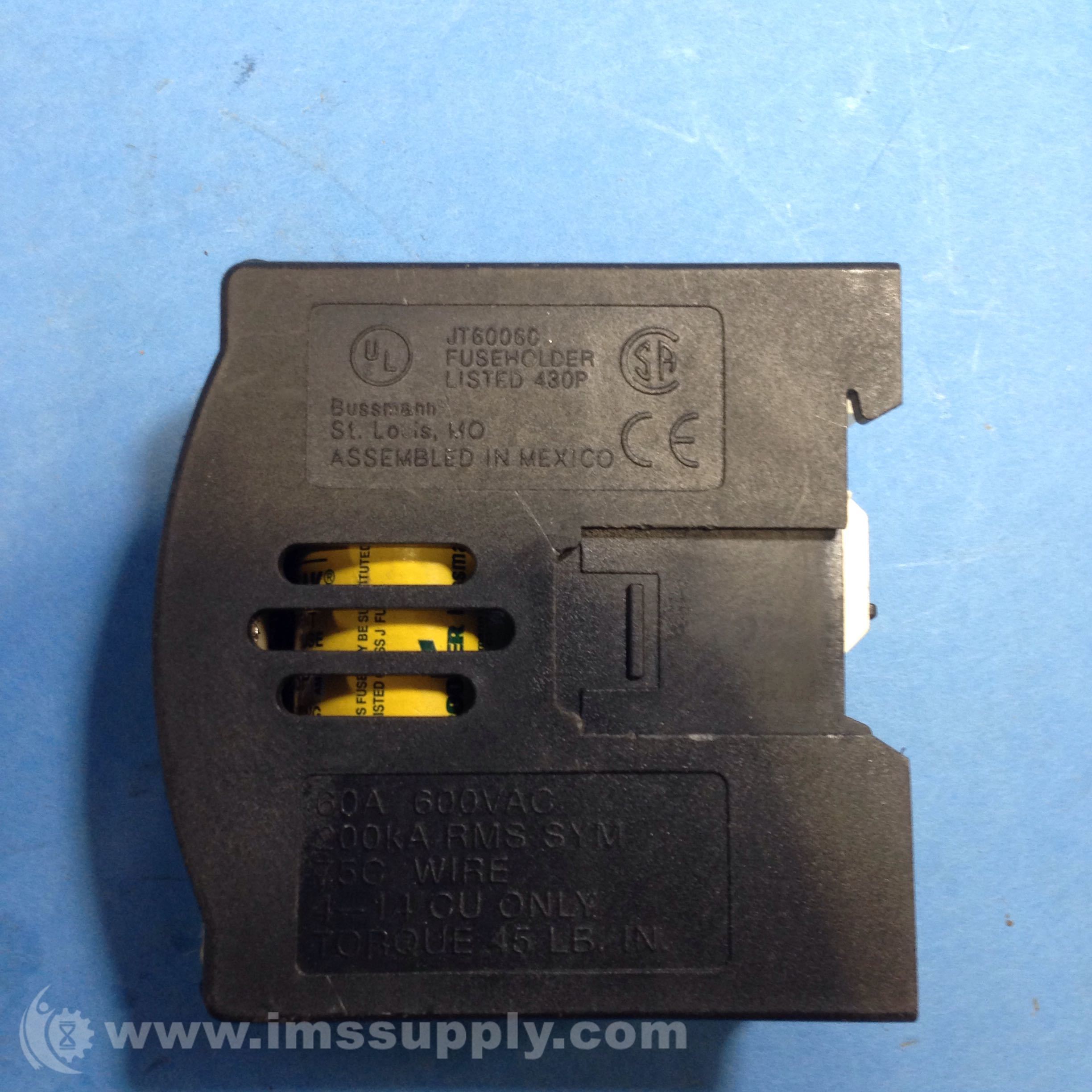 Bussmann JTN60060 Fuse Holder - IMS Supply