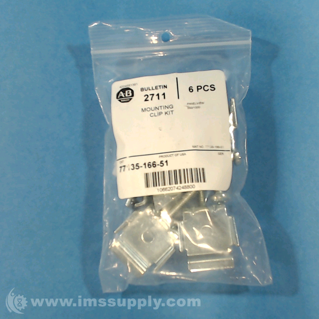 Allen Bradley 77135-166-51 Panelview Mounting Clip Kit - IMS Supply