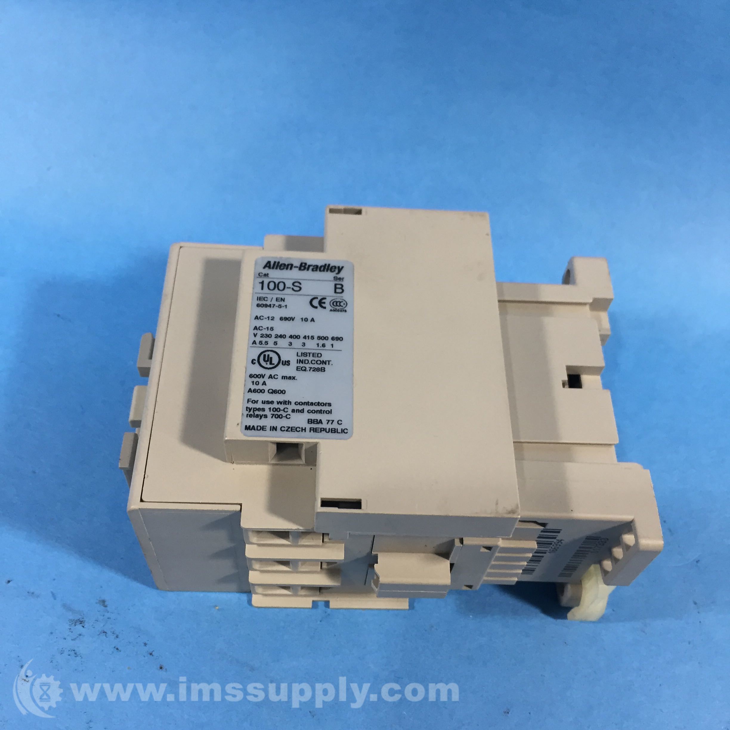 Allen Bradley 100-C30*00 Series C 3 Phase IEC Contactor, AC Coil - IMS ...