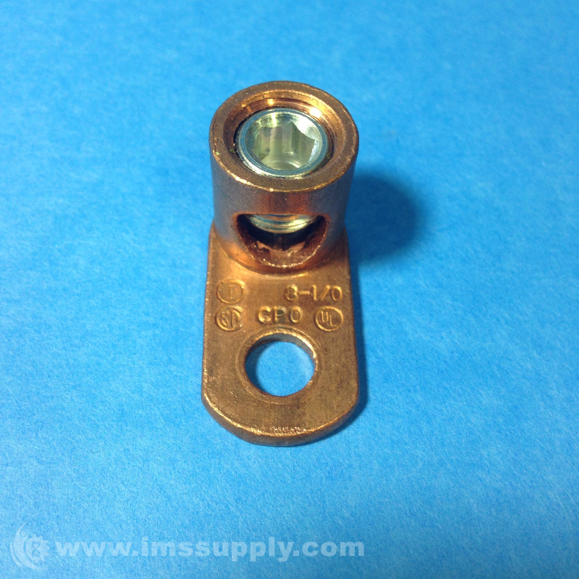 Ilsco CP-0 8-1/0 AWG Copper Post Connector - IMS Supply