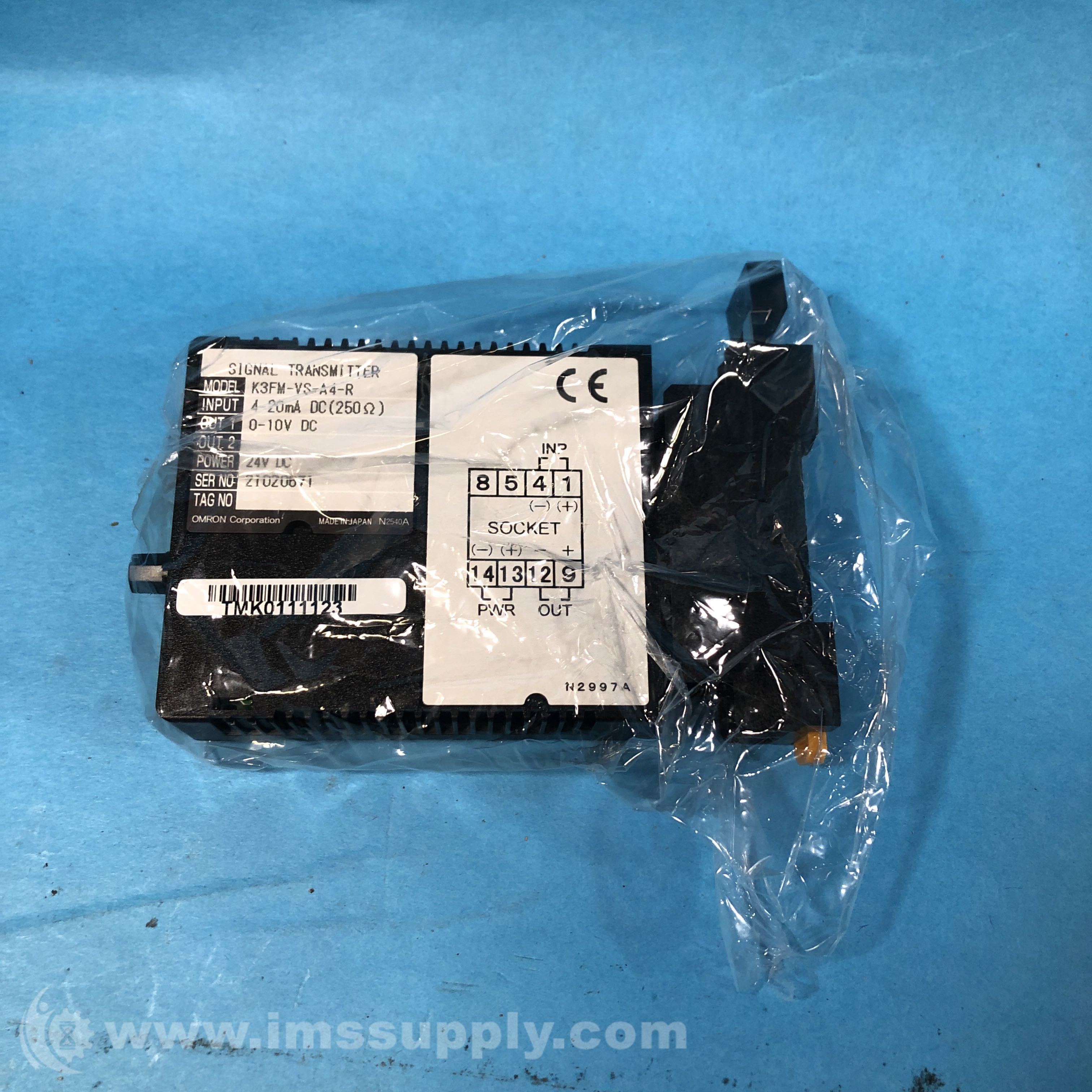 Omron K3FM-VS-A4-R Signal Transmitter, 24V DC - IMS Supply
