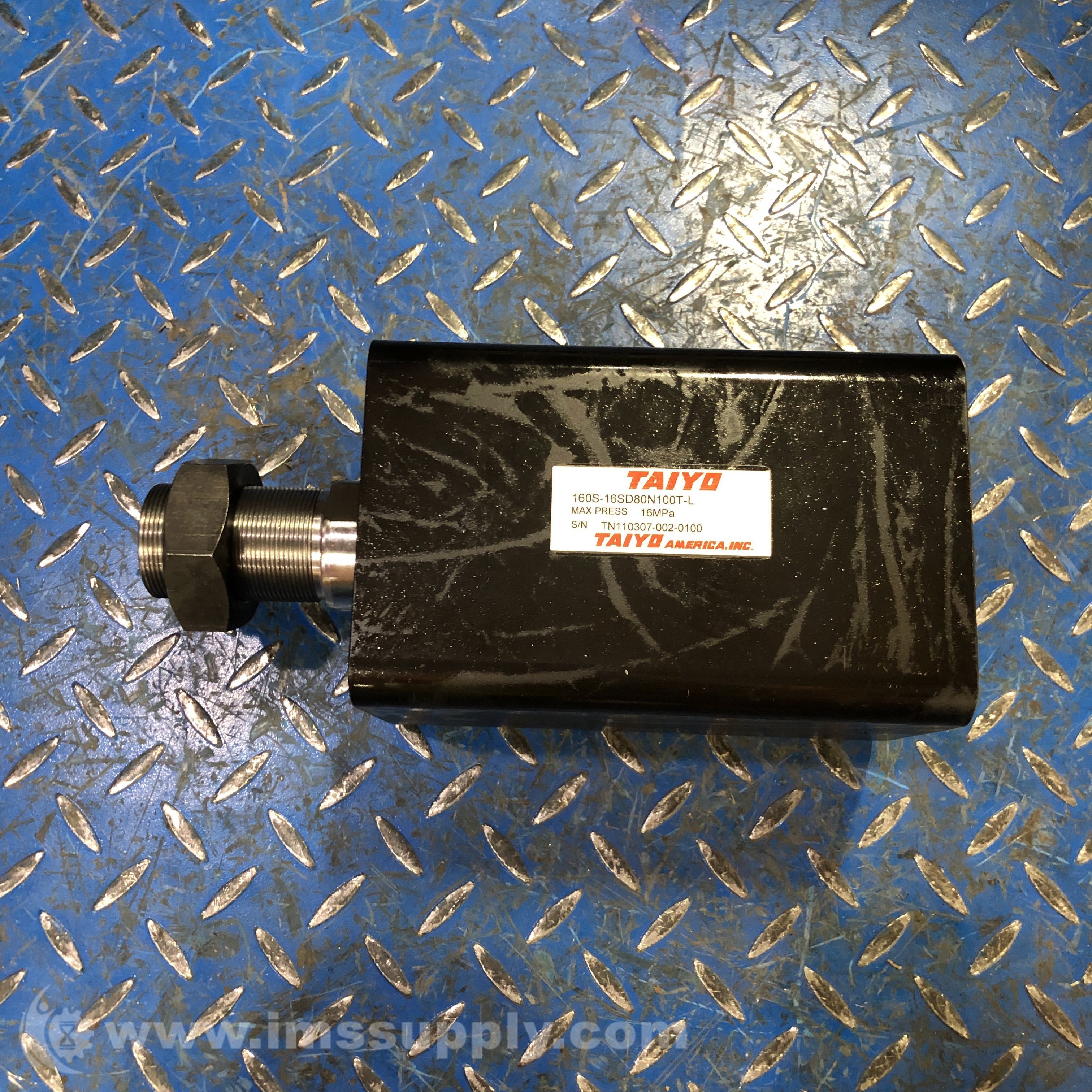 Taiyo 160S-16SD80N100T-L Hydraulic Cylinder - IMS Supply