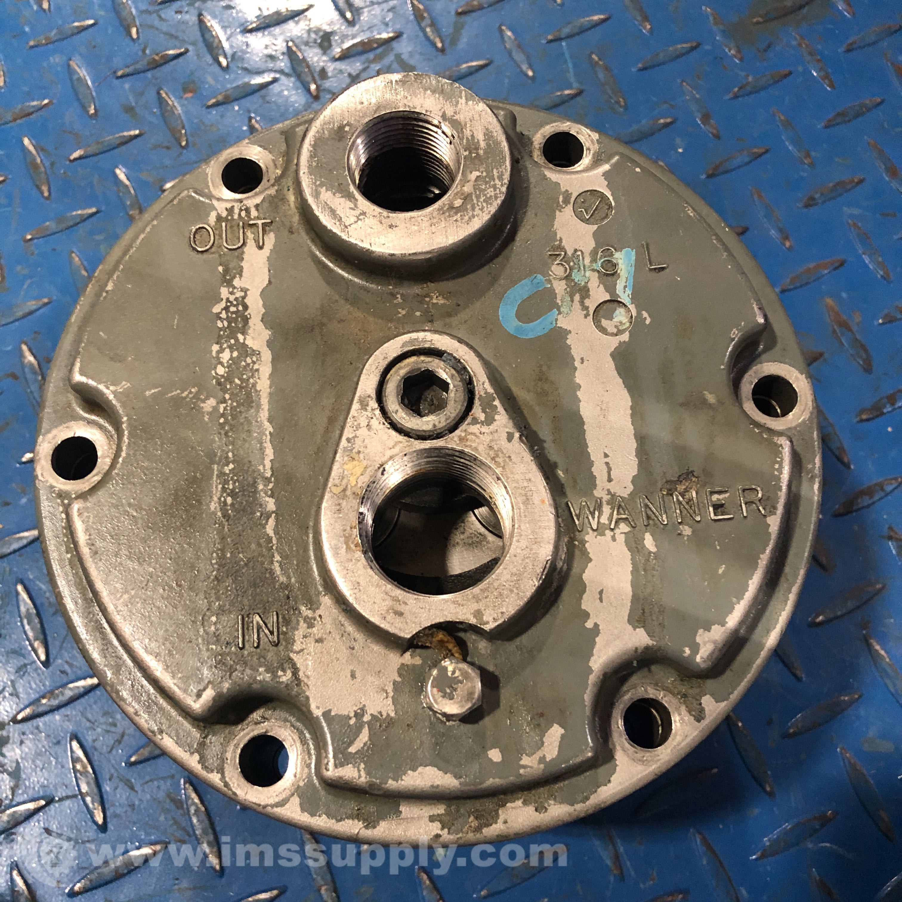 Wanner Engineering 316 L Pump Valve Plate - IMS Supply