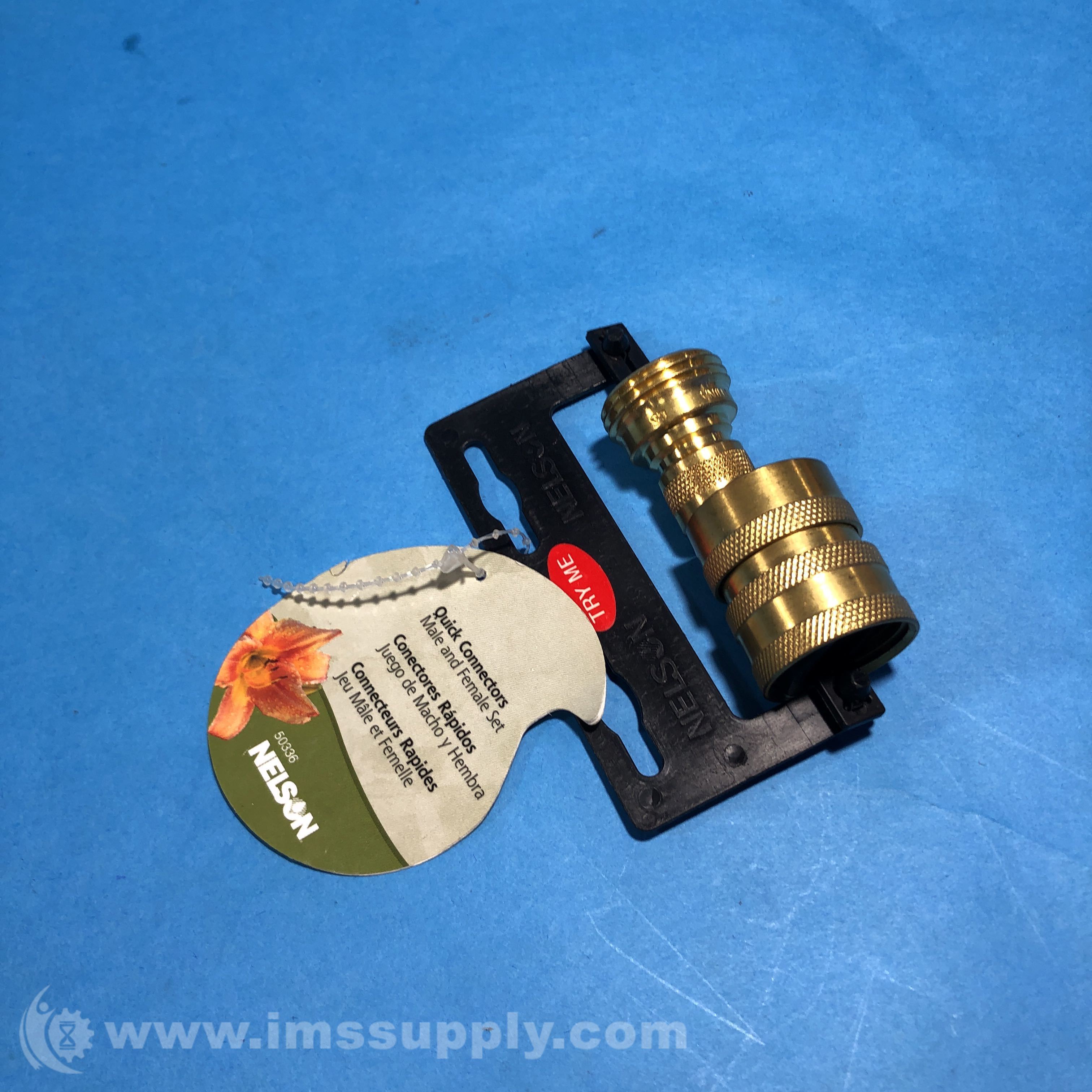 Nelson 50336 Quick Connector Male and Female Set - IMS Supply