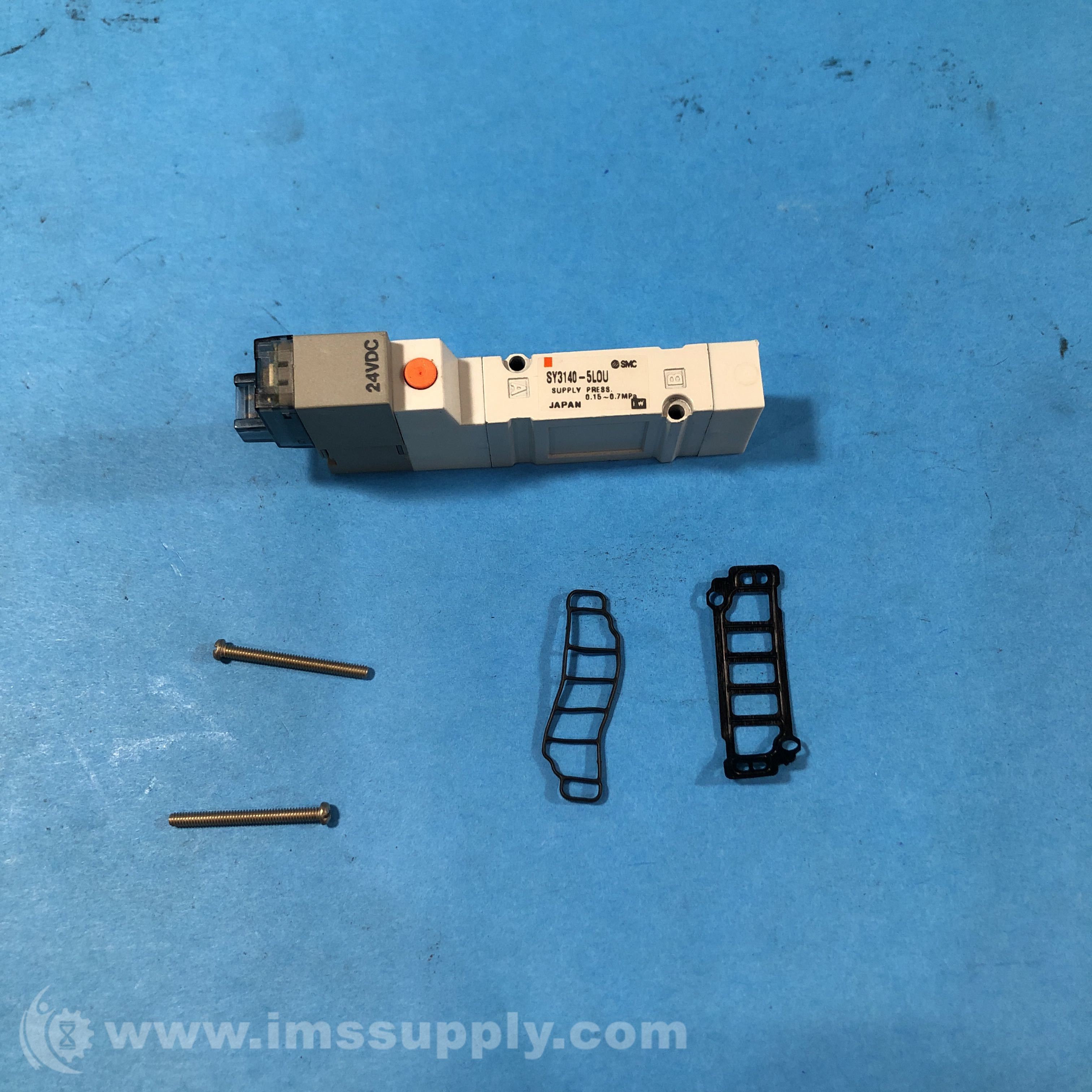 SMC SY3140-5LOU Solenoid Air Valve, 2-Position Single Solenoid - IMS Supply