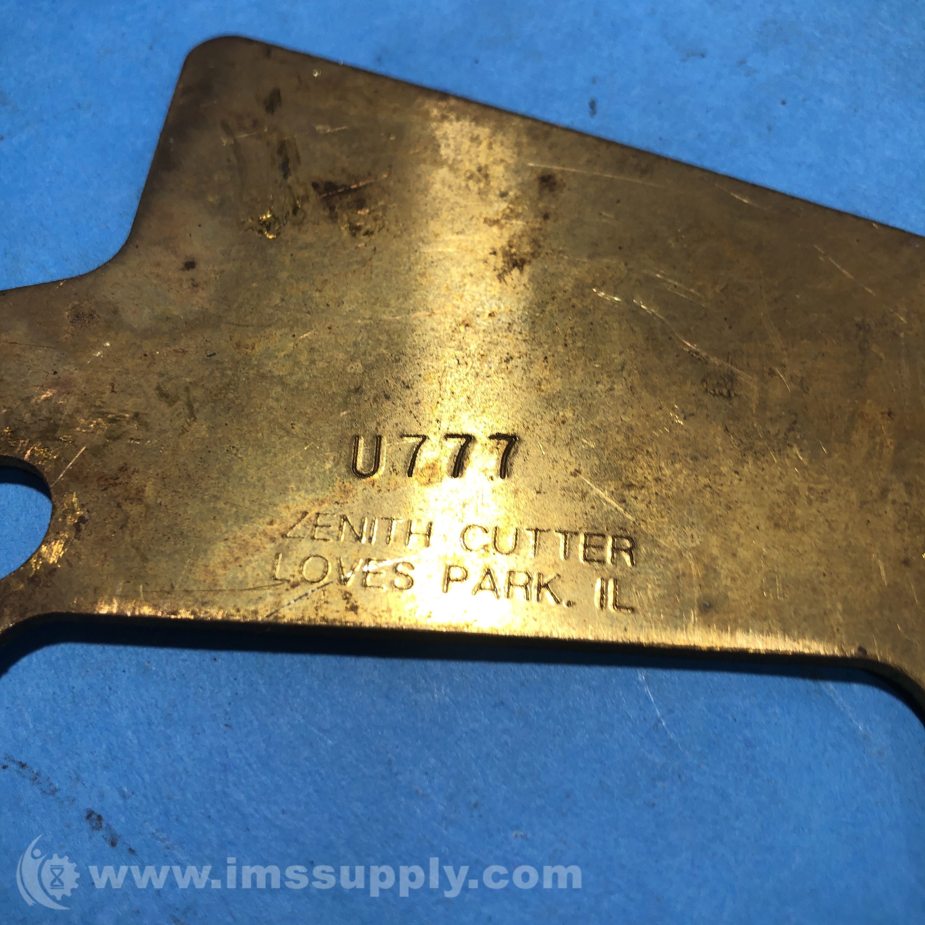 Zenith Cutter U777 Brass Cutting Blade - IMS Supply
