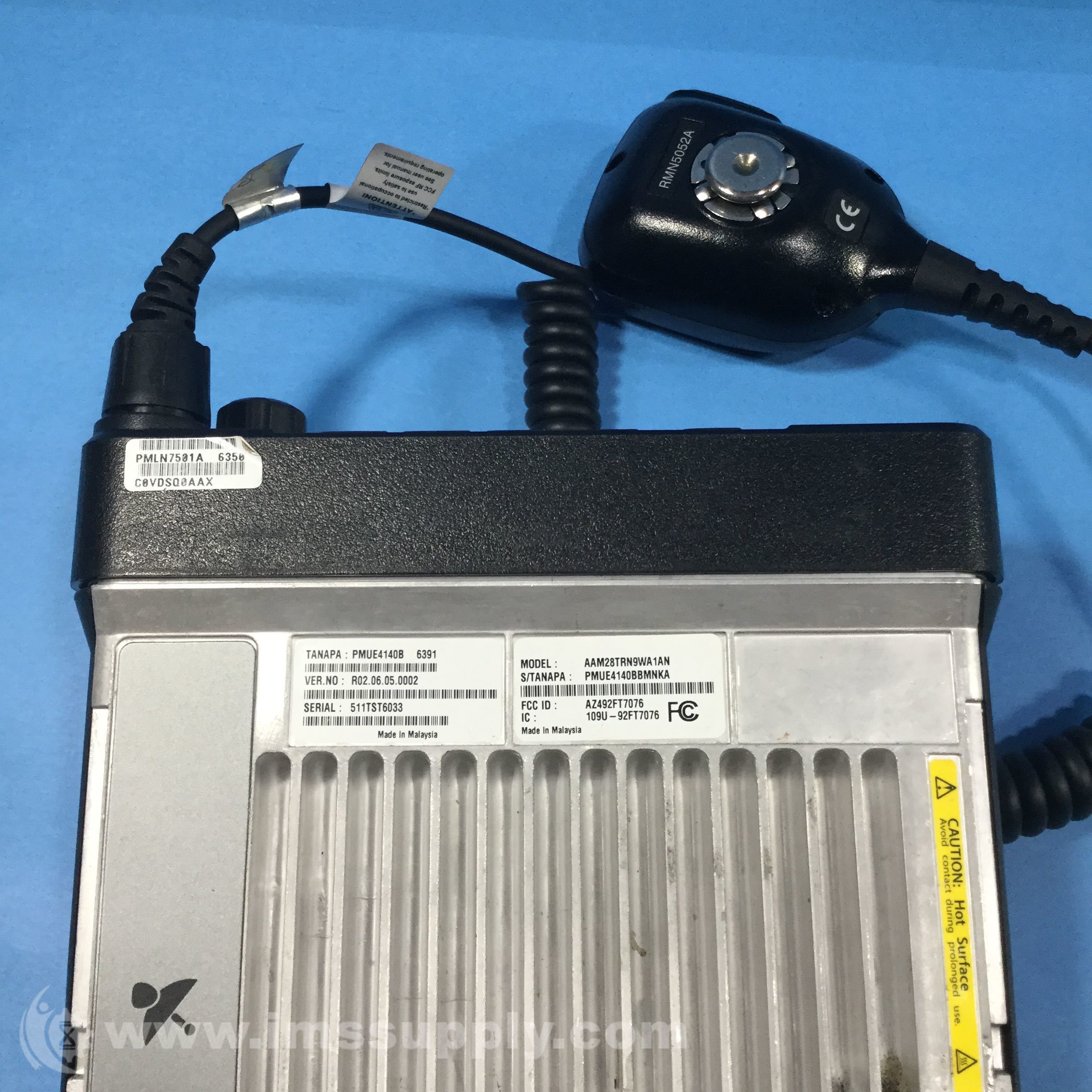 Motorola AAM28TRN9WA1AN Digital Two-way Radio - IMS Supply