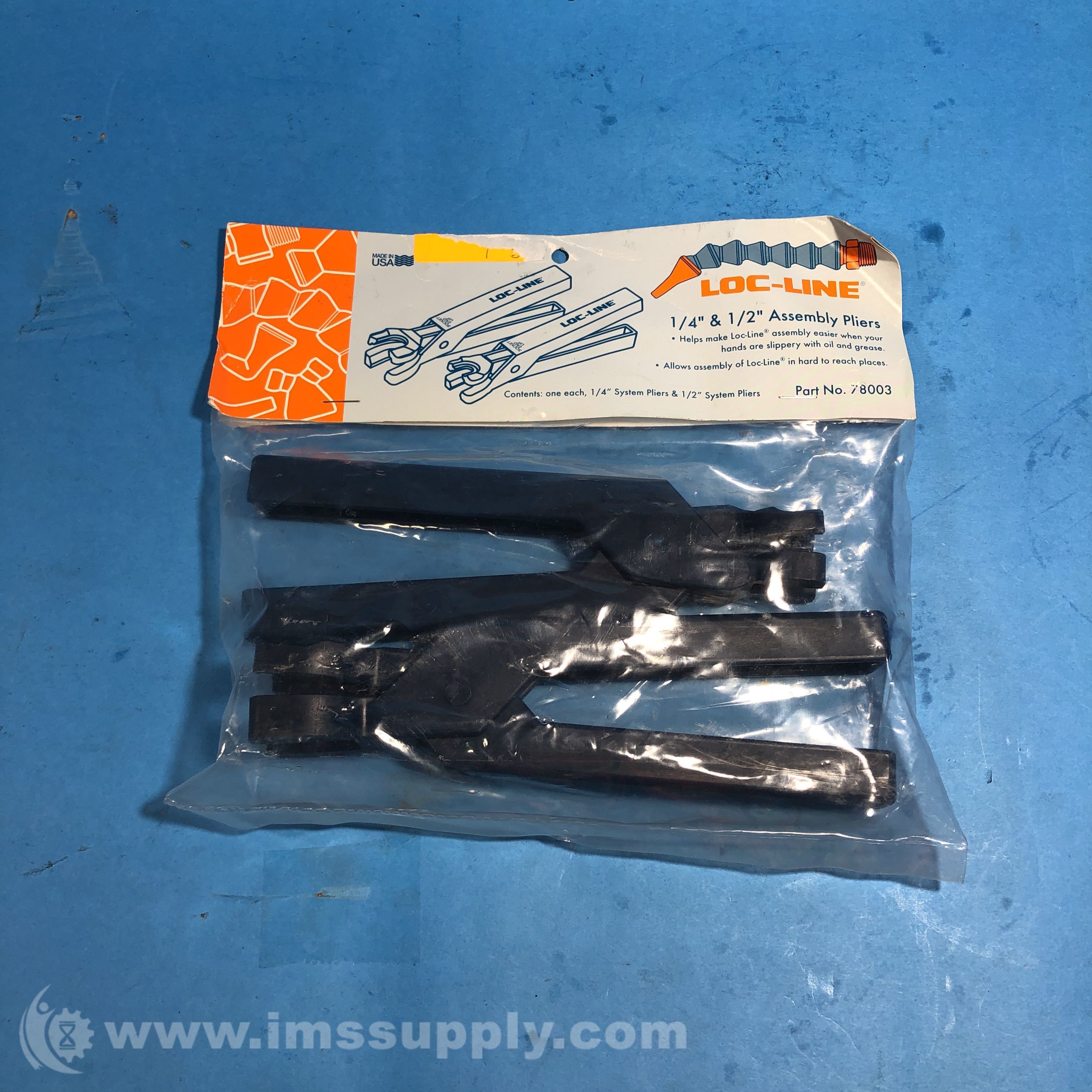 Loc Line 78003 1/4 and 1/2 Hose Assembly Pliers Pack - IMS Supply