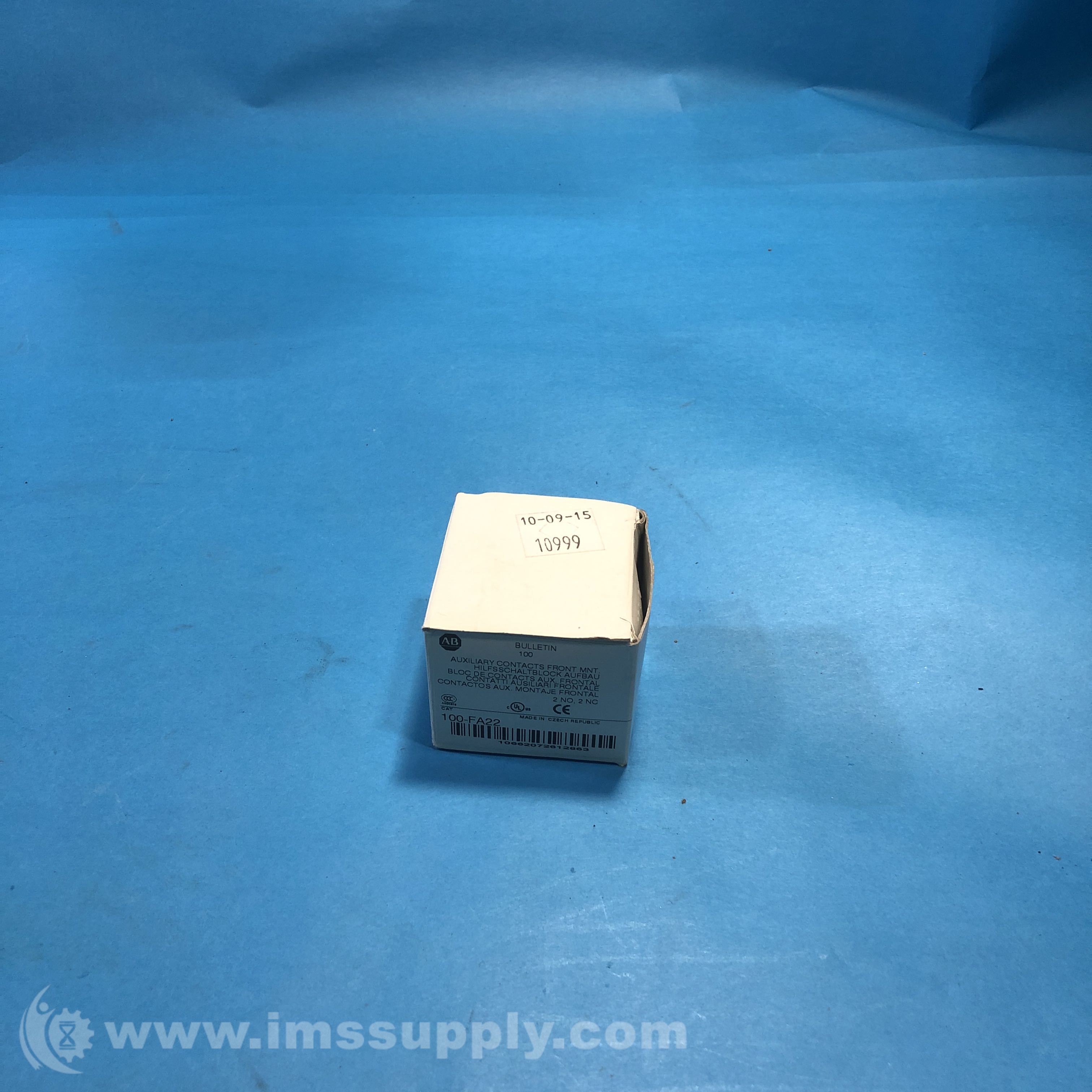 Allen Bradley 100-FA22 Auxiliary Contact Block - IMS Supply