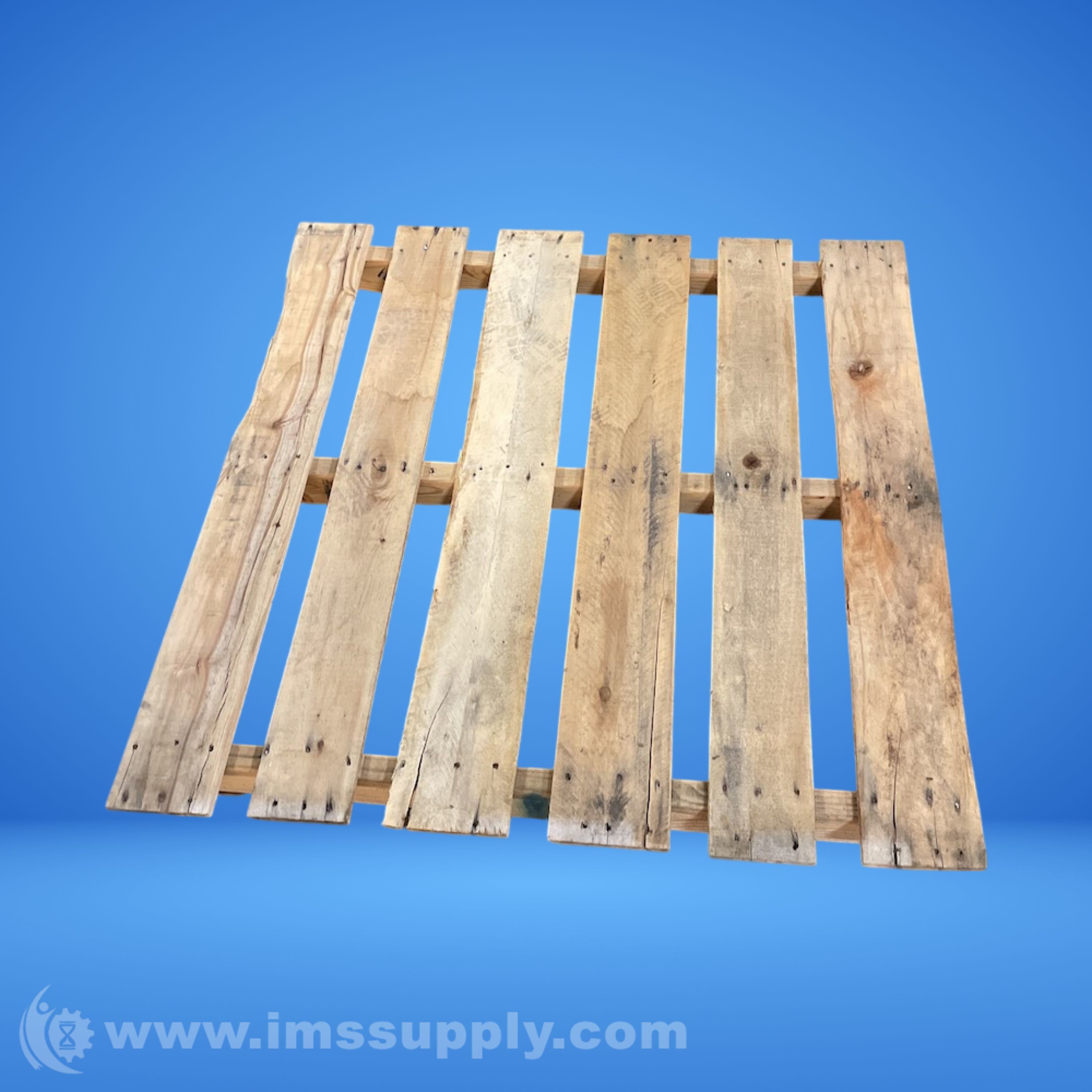 44 x 44 x 5 inch Wood Pallet - IMS Supply