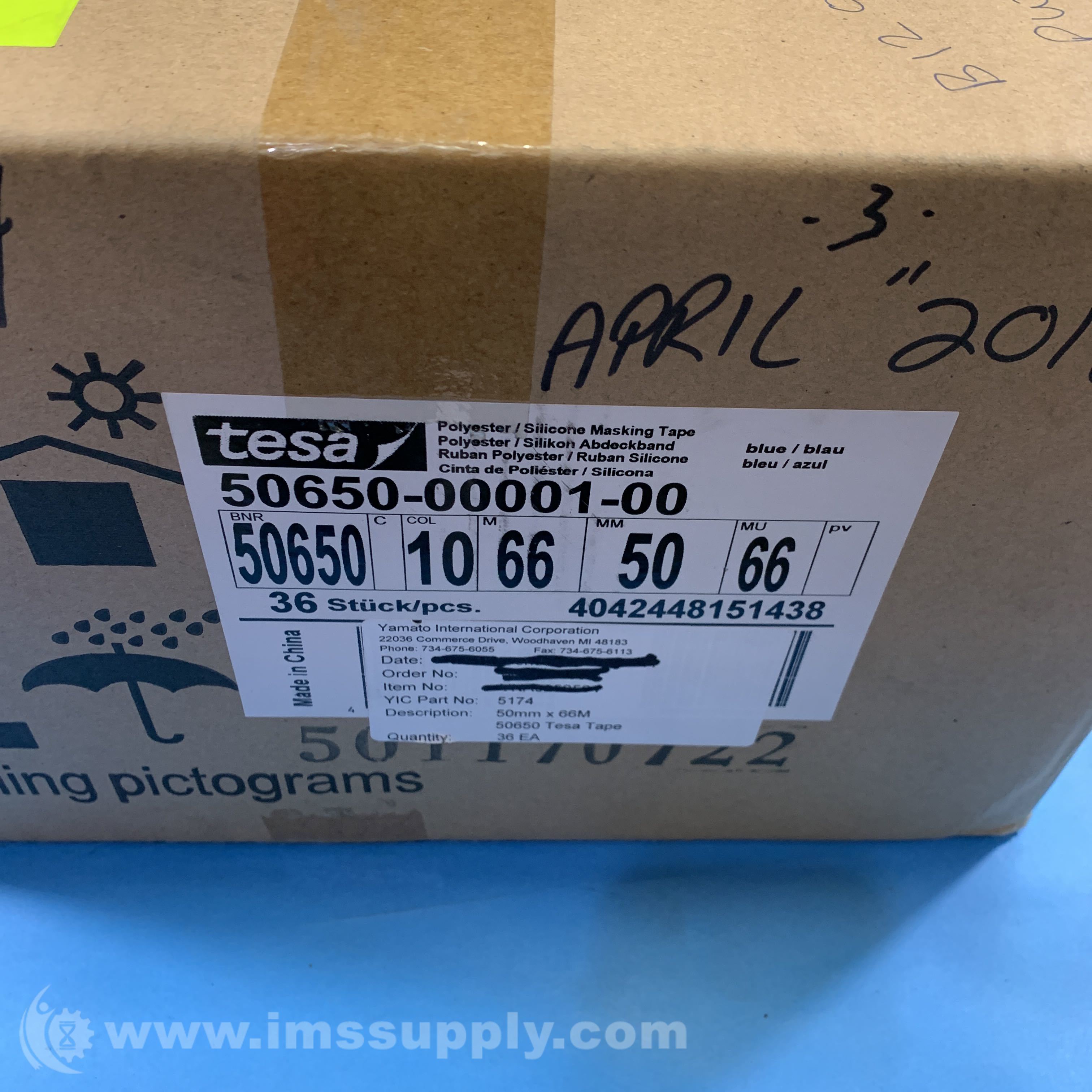 Tesa 50650 Blue Masking Tape - IMS Supply