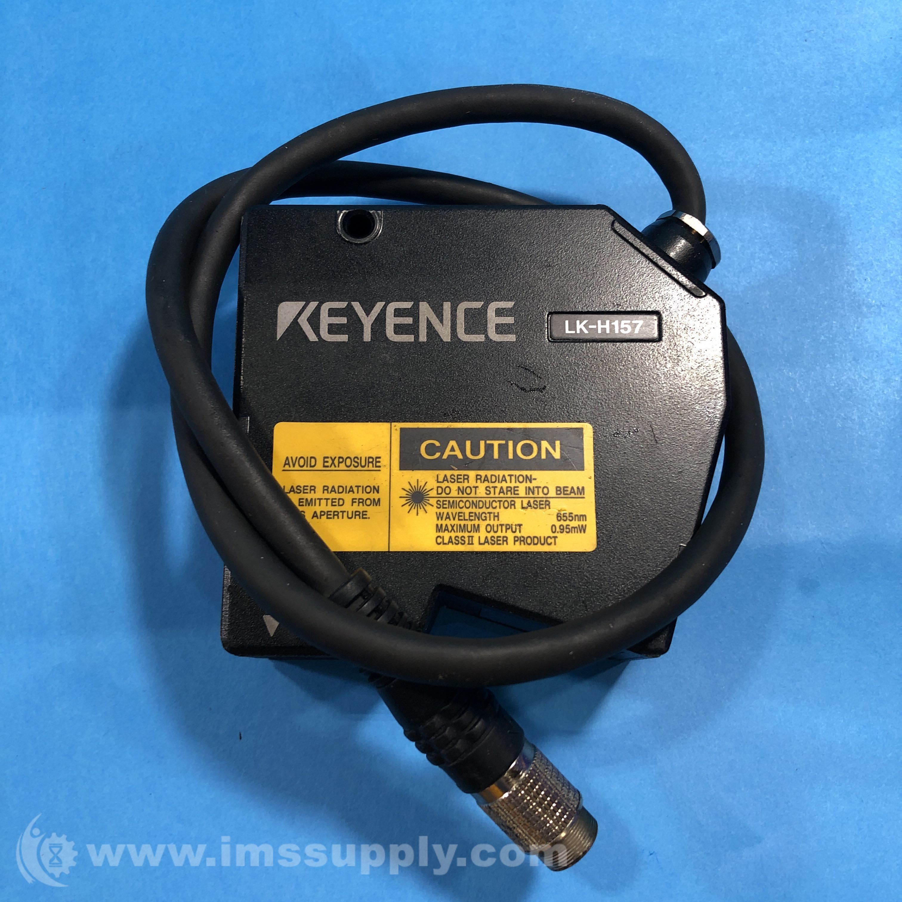 Keyence LK-H157 Sensor Head, Wide Type, Laser Class 2 - IMS Supply