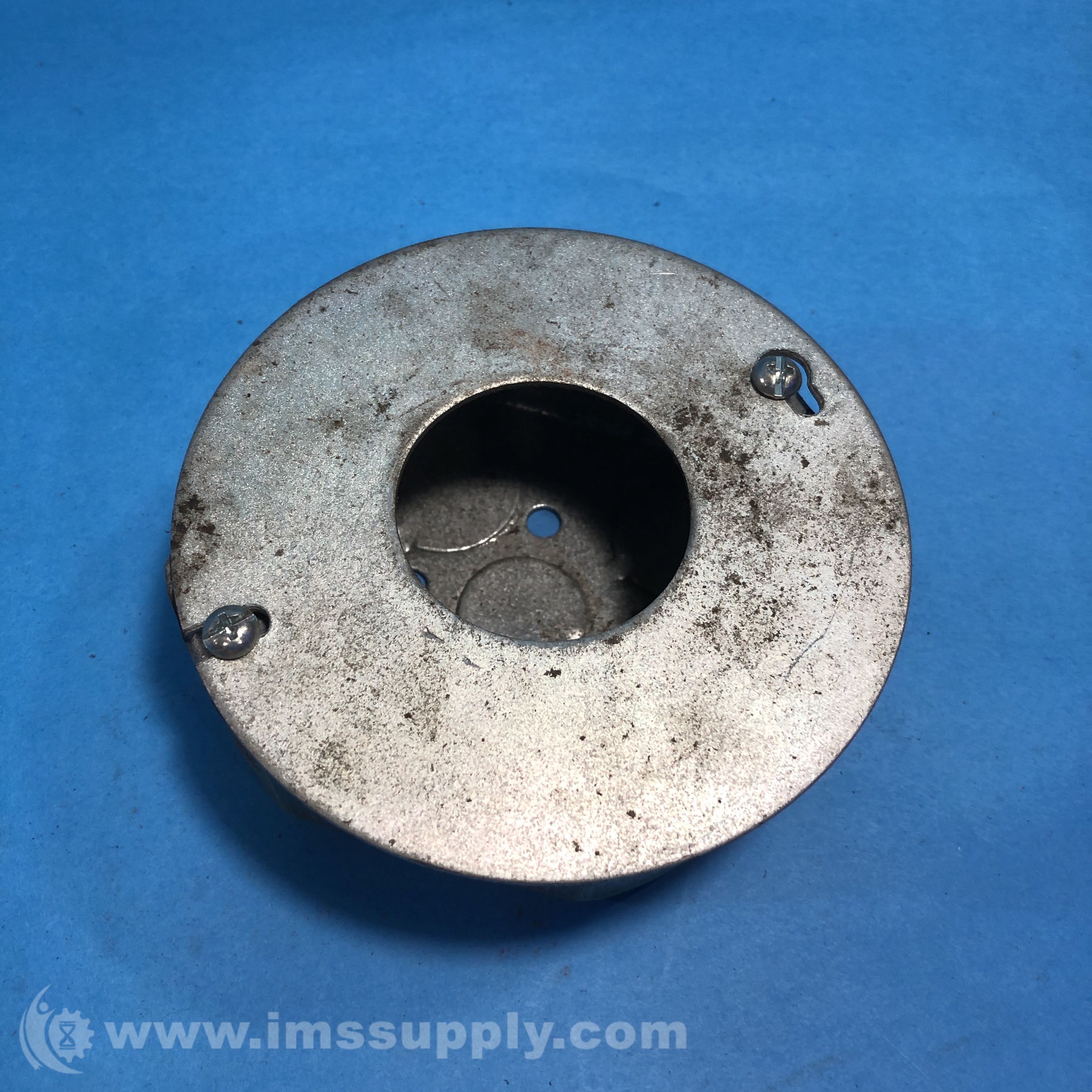 Octagonal Steel Outlet Box, Round Bottom Mount Plate - IMS Supply