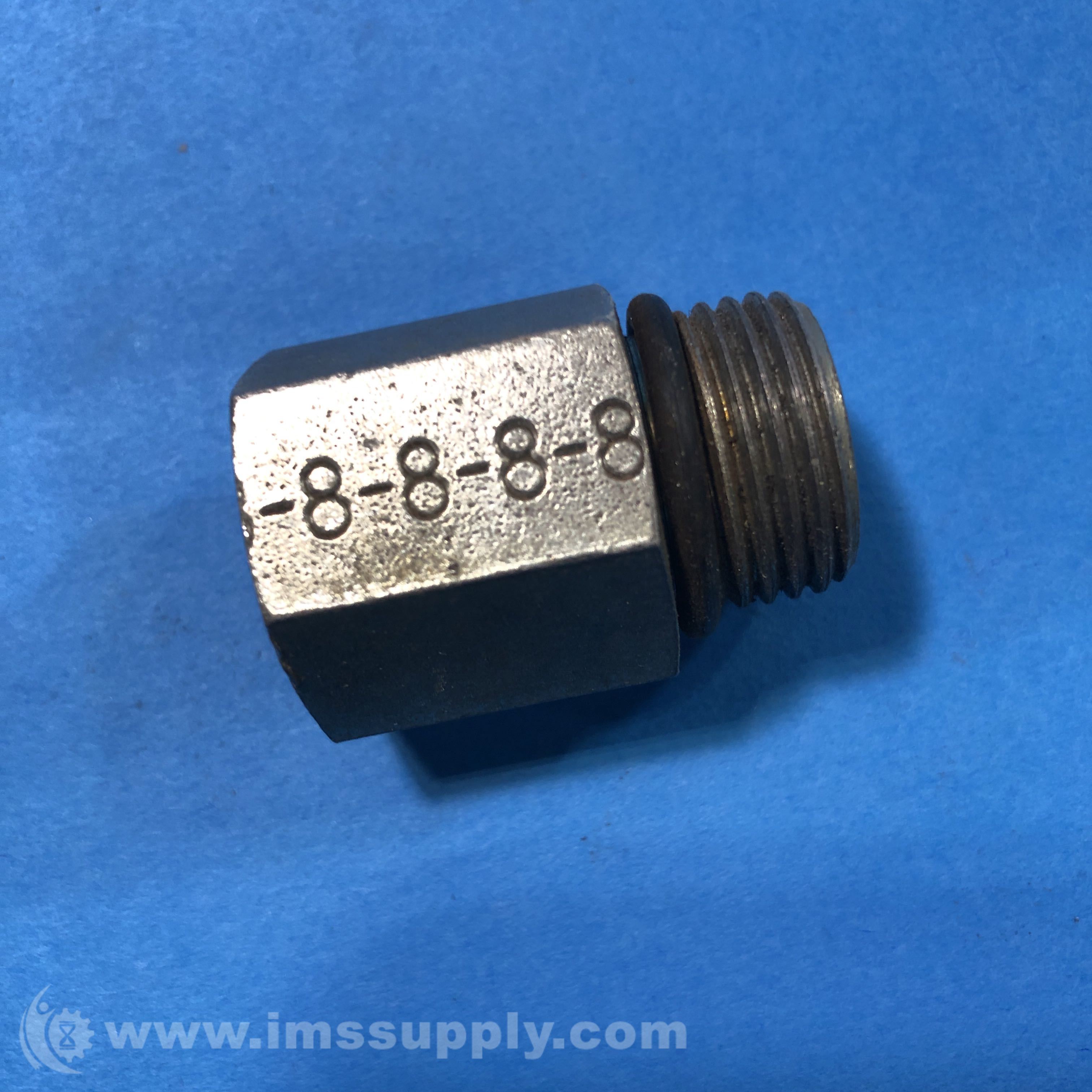 Lenz 8 Hex O Ring Threaded Straight Fitting - IMS Supply