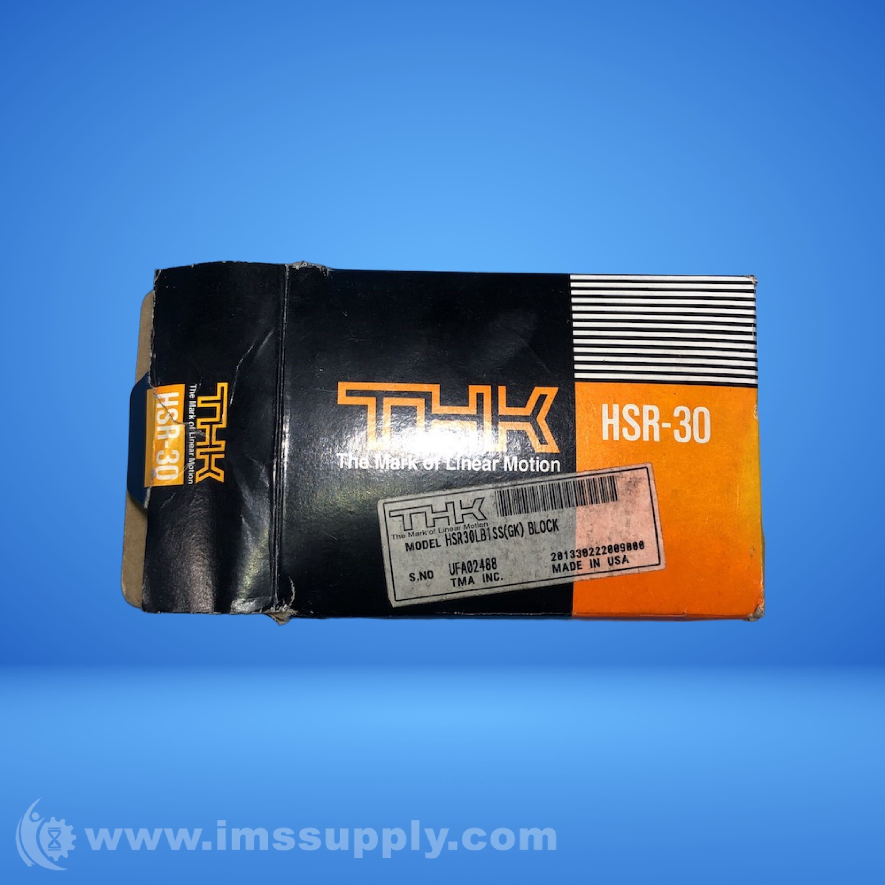 THK HSR30LB1SS(GK) BLOCK Linear Motion Guide Block - IMS Supply