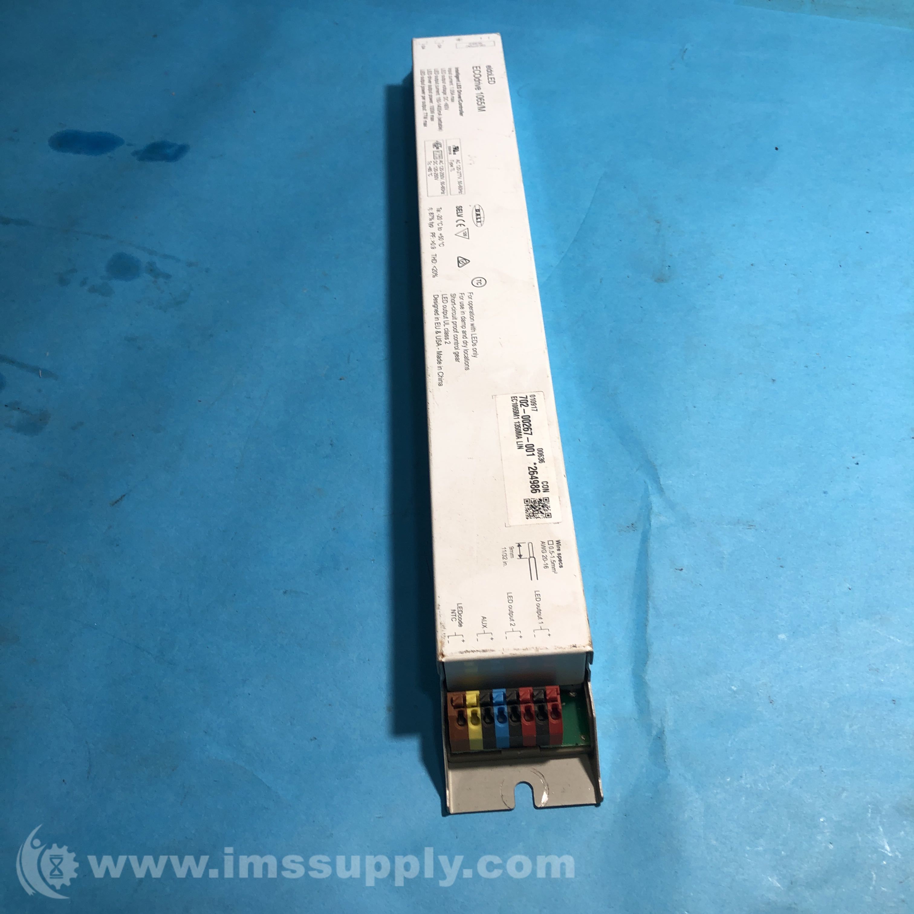 EldoLED 702-00267-001 ecodrive 1065-m 60V INTELLIGENT LED DRIVER - IMS Supply