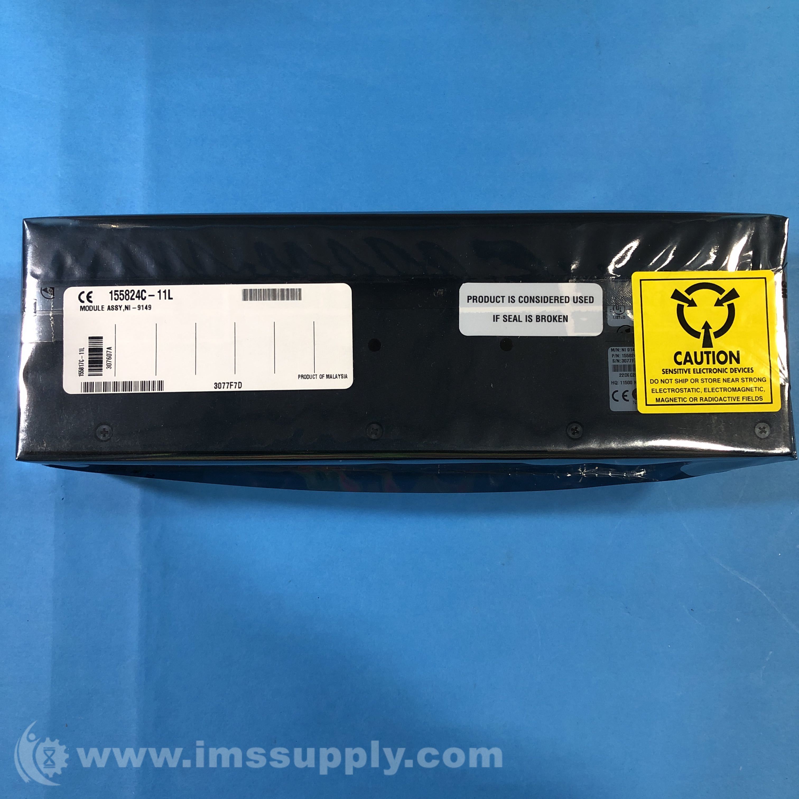 National Instruments 155824C-11L Ethernet Compact RIO Chassis - IMS Supply