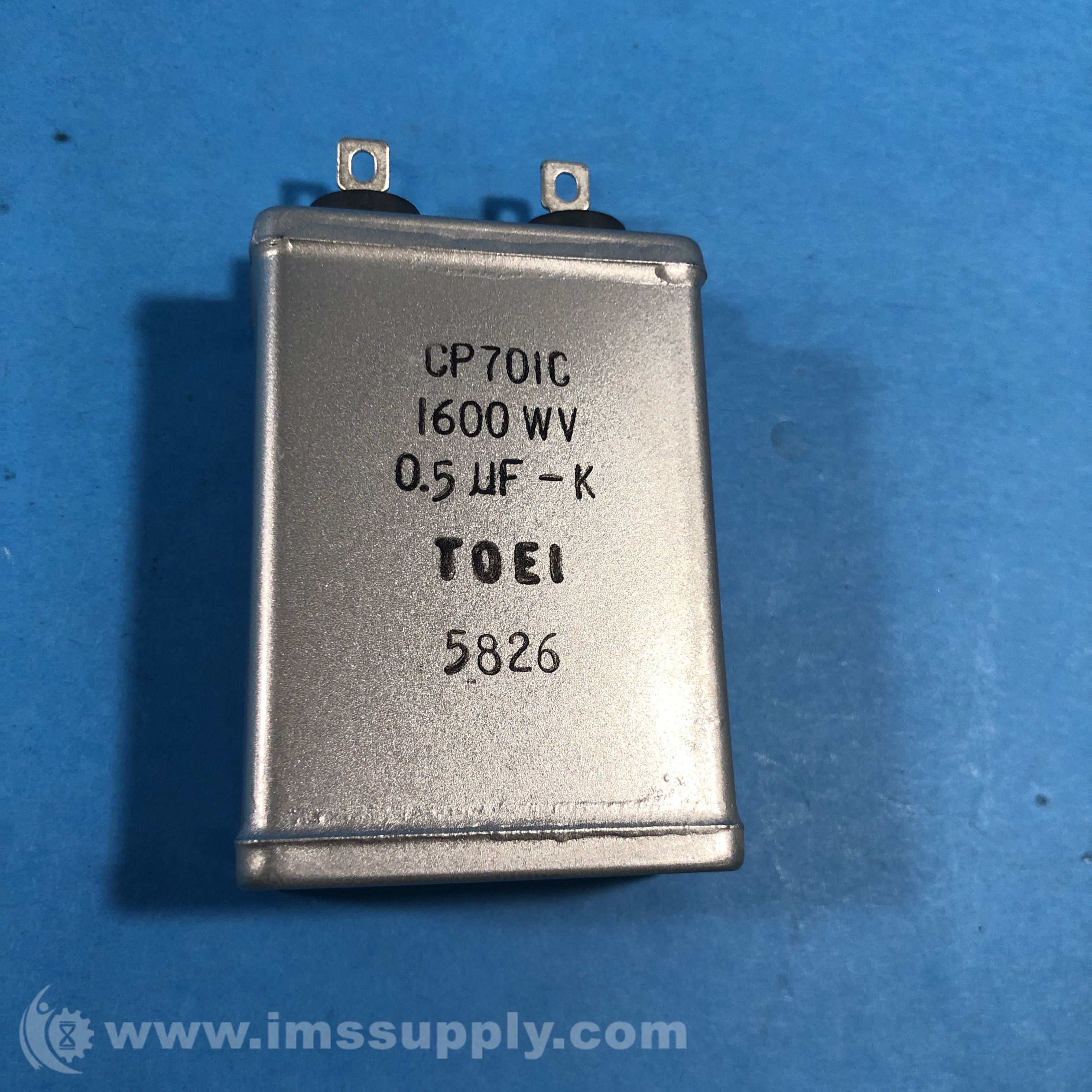Toei Electric CP701C Capacitor, 1600WV 0.5 UF-K - IMS Supply