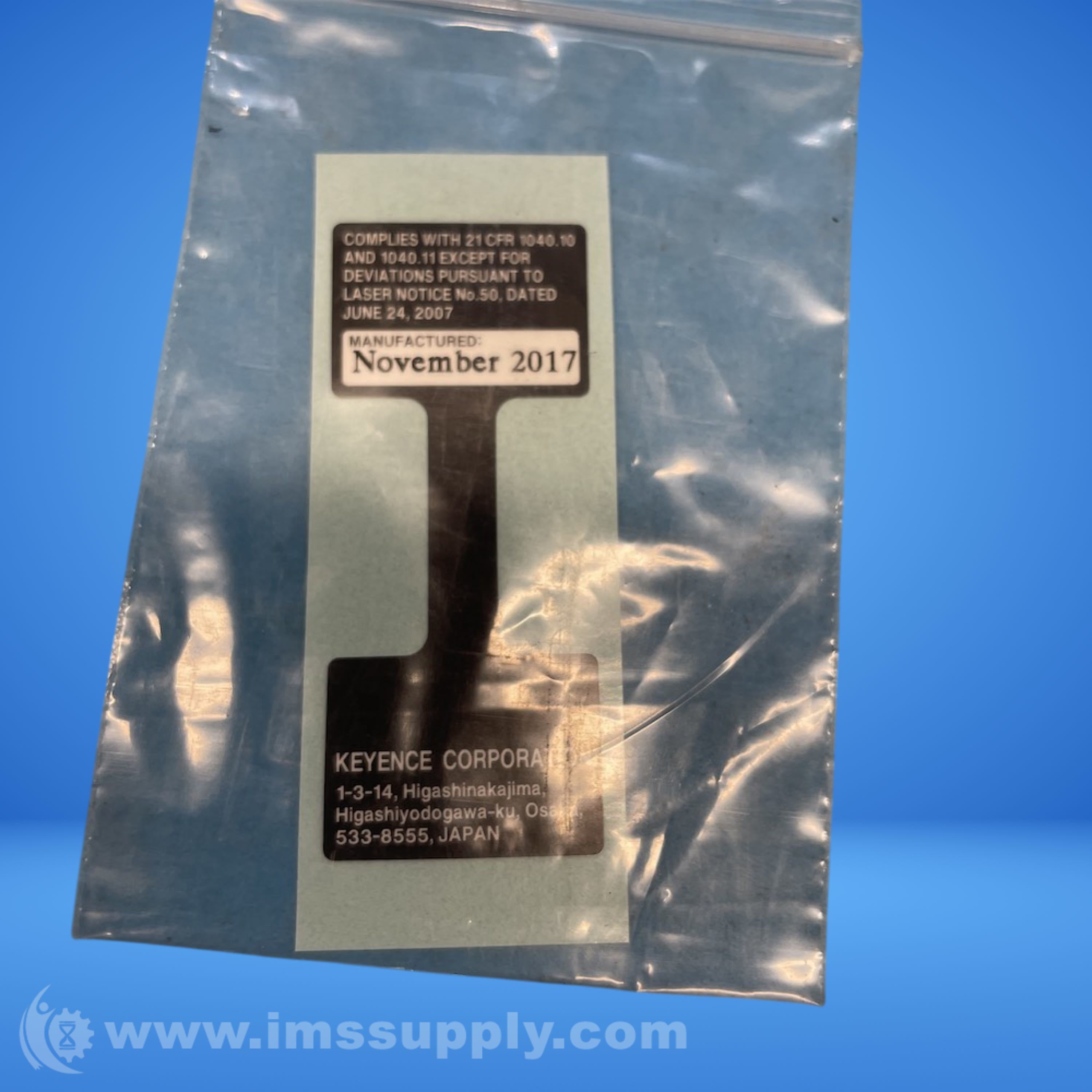 Keyence 1-3-14 Laser Component - IMS Supply