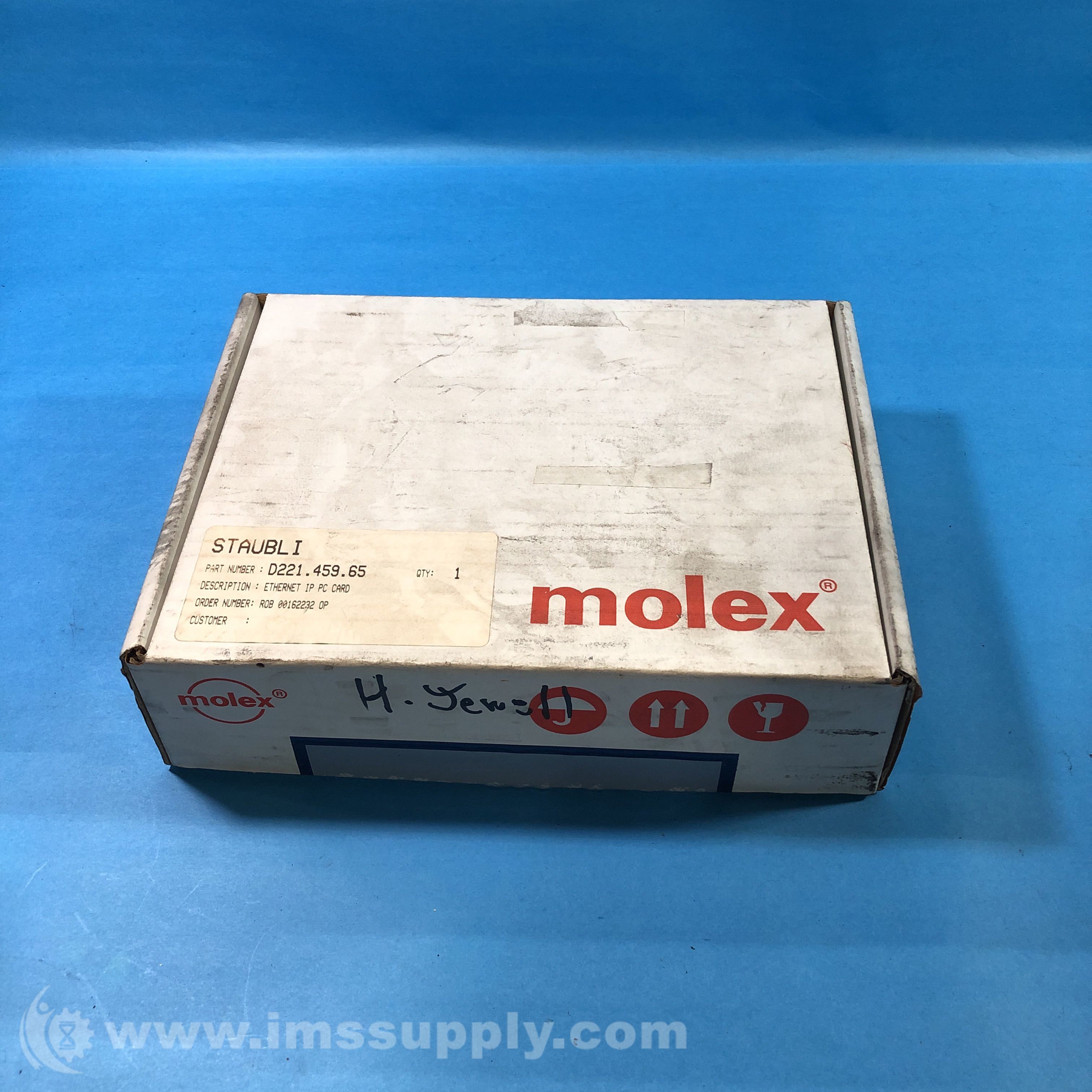 Staubli D221.459.65 Ethernet IP PC Card - IMS Supply