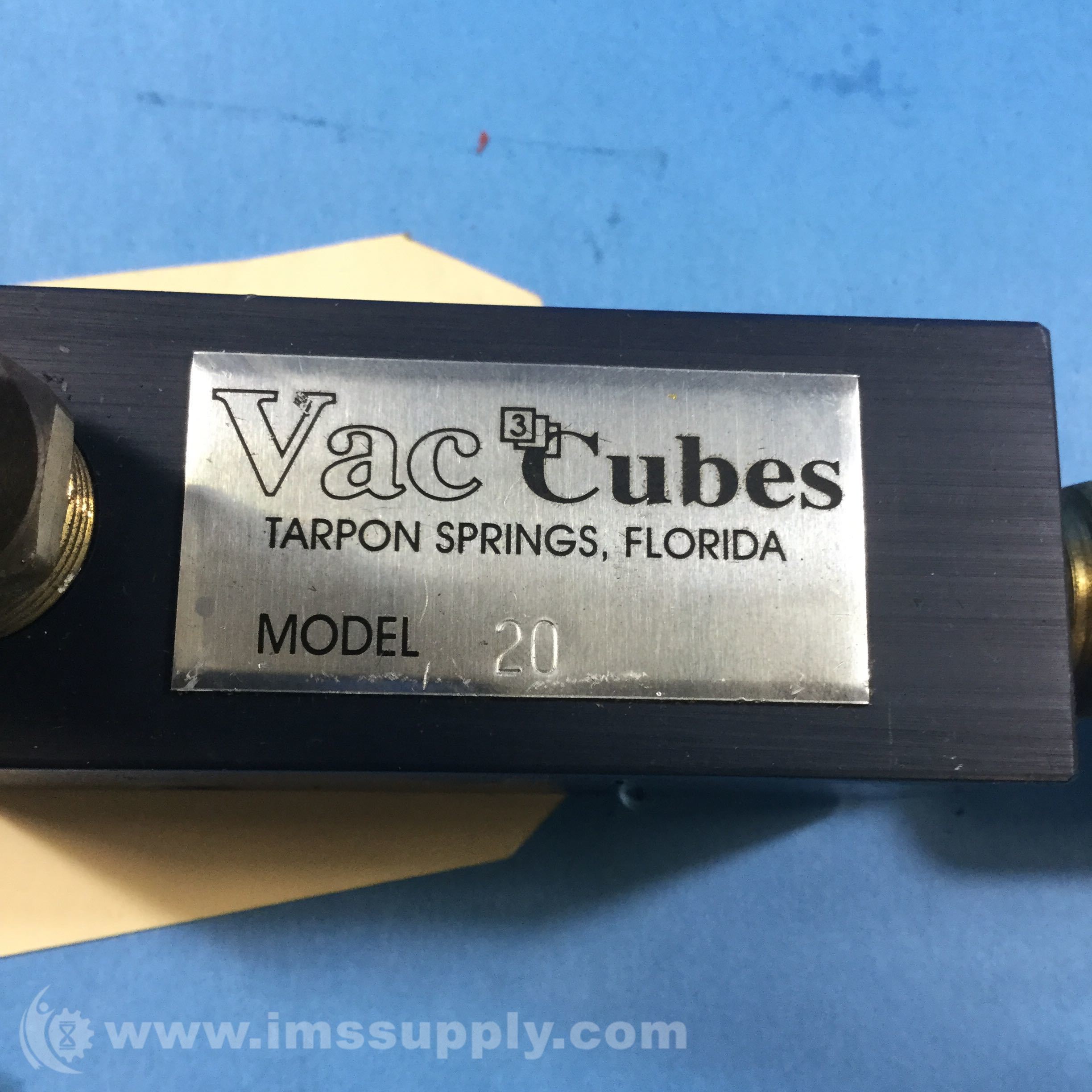 Vac Cubes 20 Vacuum Pump 3/8IN - IMS Supply