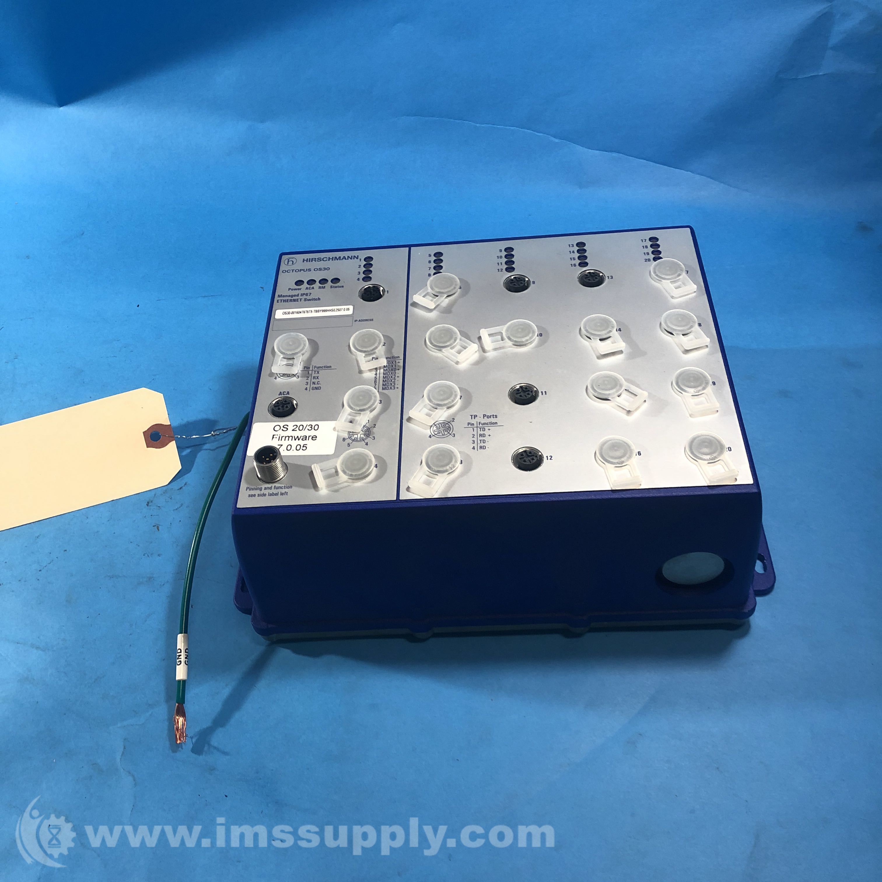 Hirschmann OCTOPUS OS30 Ethernet Switch 20 Ports - IMS Supply