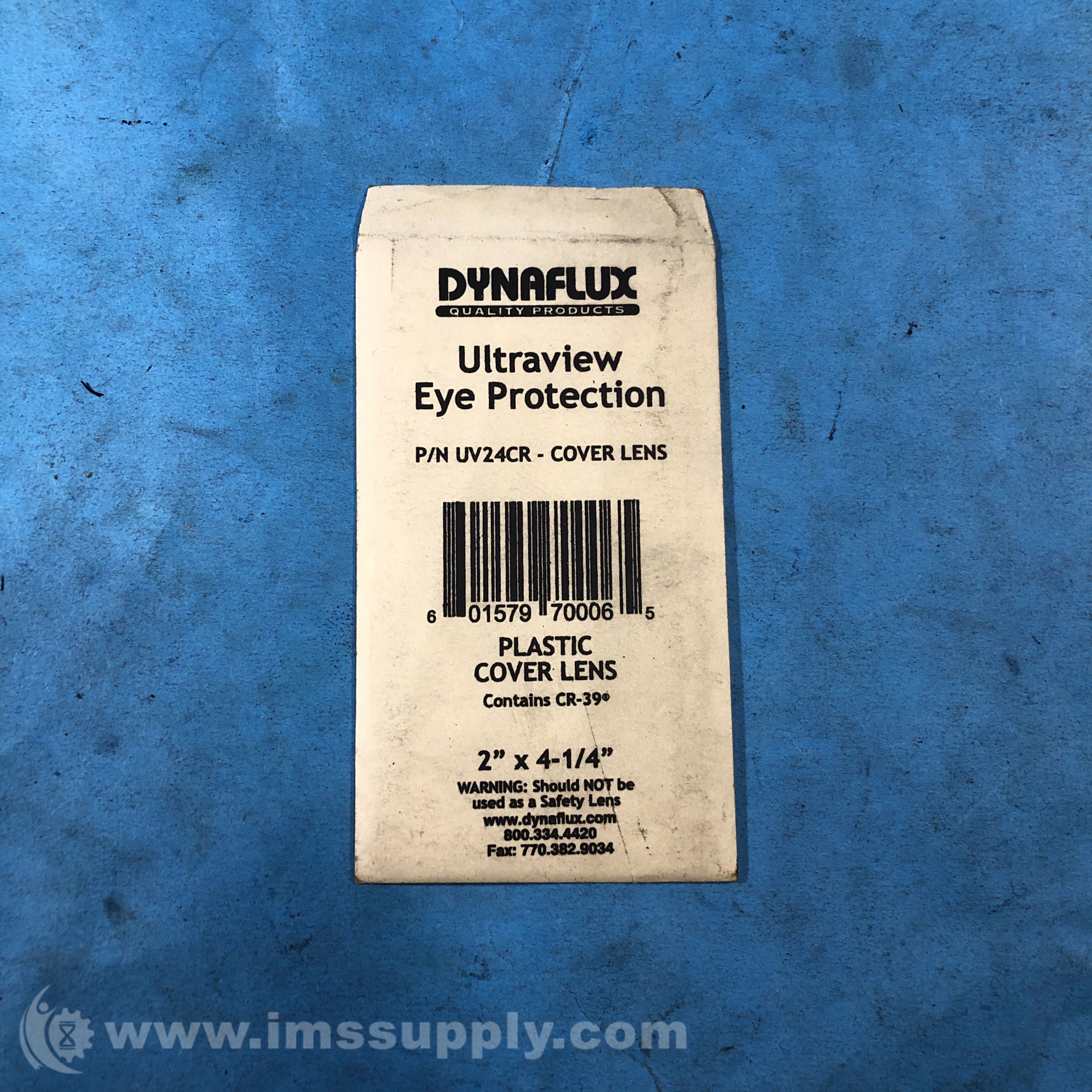 Dynaflux UV24CR Plastic Cover Lens 2 x 4-1/4 - IMS Supply