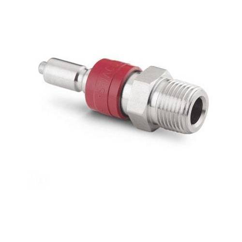 Swagelok SS-QC6-D-4PM Quick Connect Stem with Valve - IMS Supply