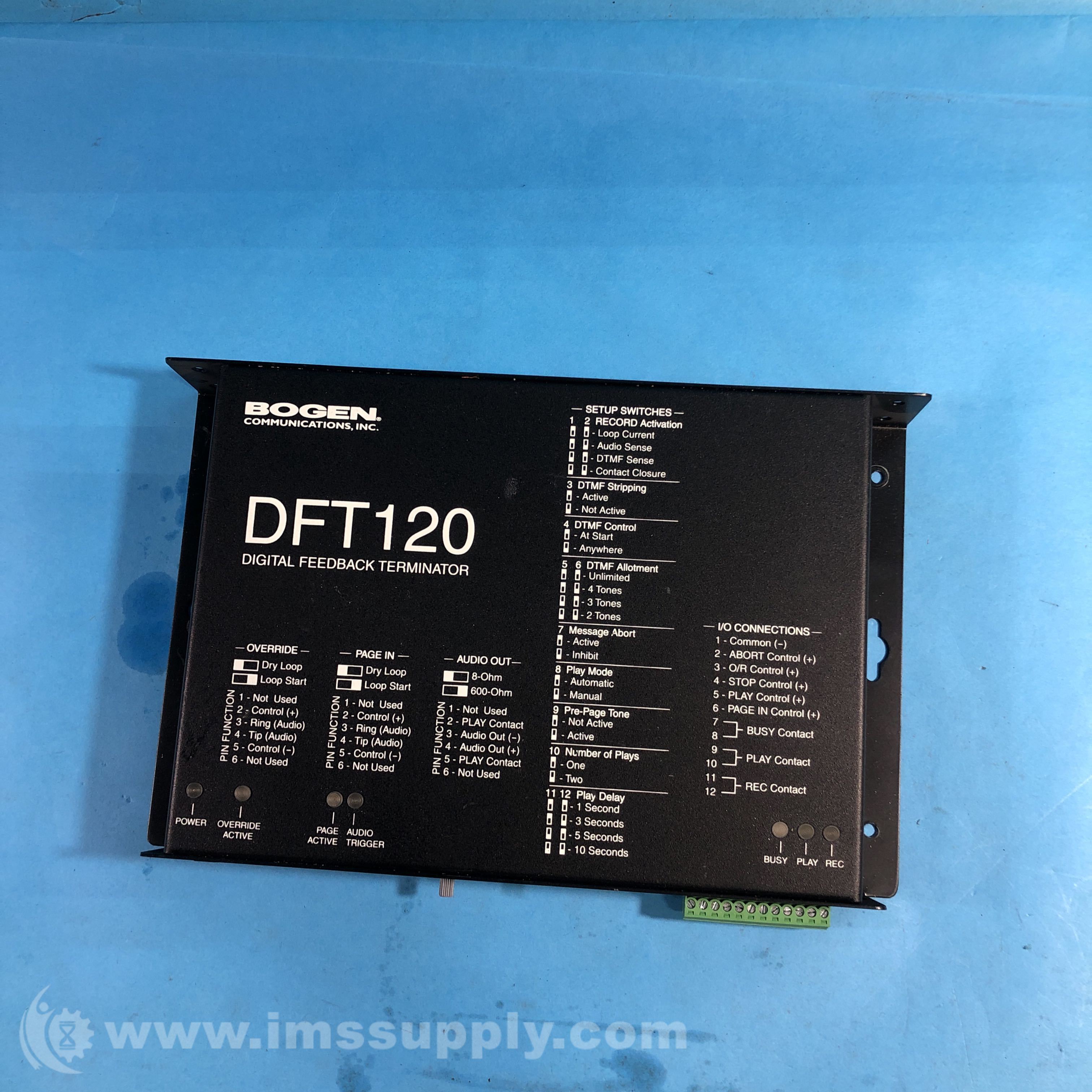 Bogen Communication DFT120 Digital Feedback Termination - IMS Supply