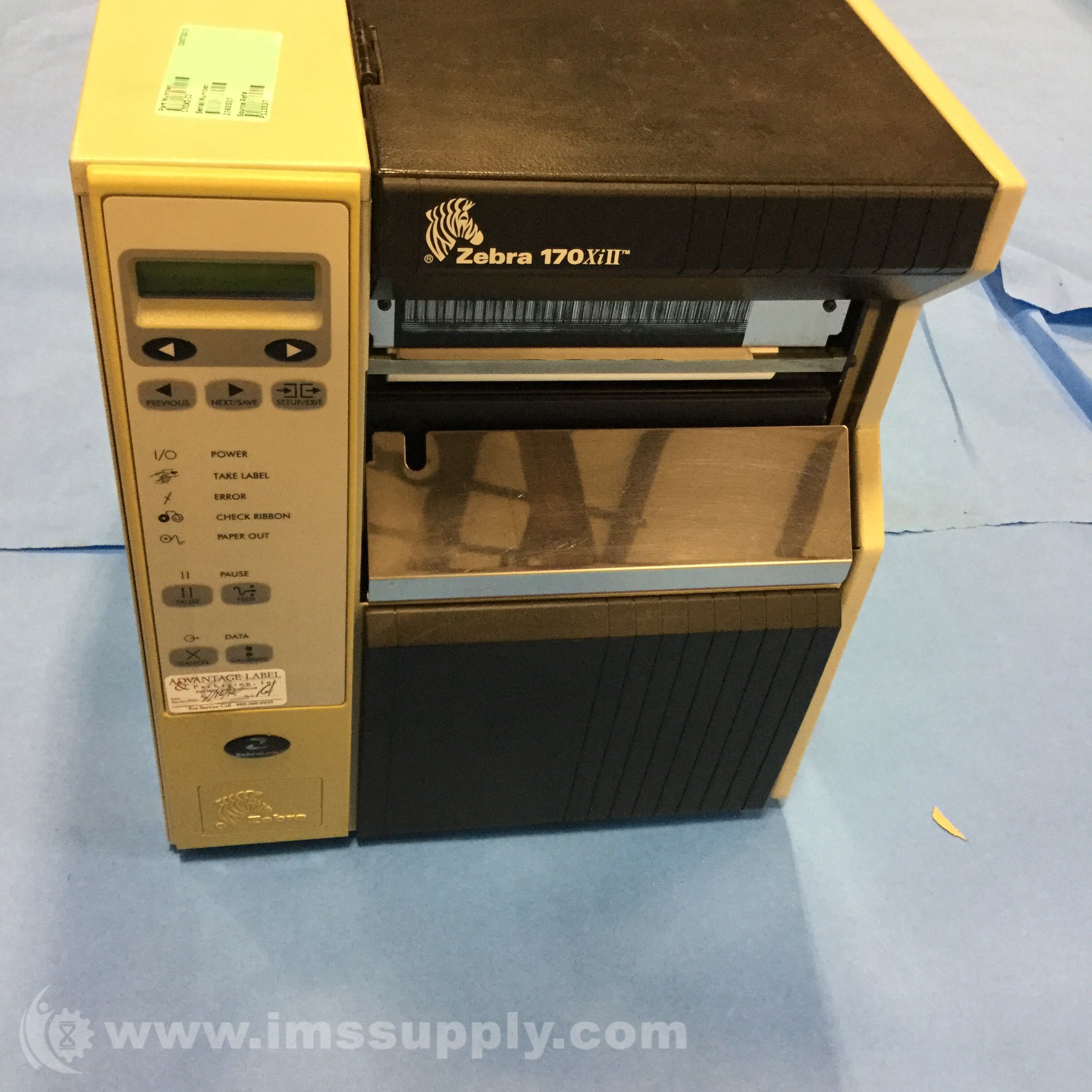 Zebra 170XI-II Label Machine 170XIII Thermal Transfer Printer - IMS Supply
