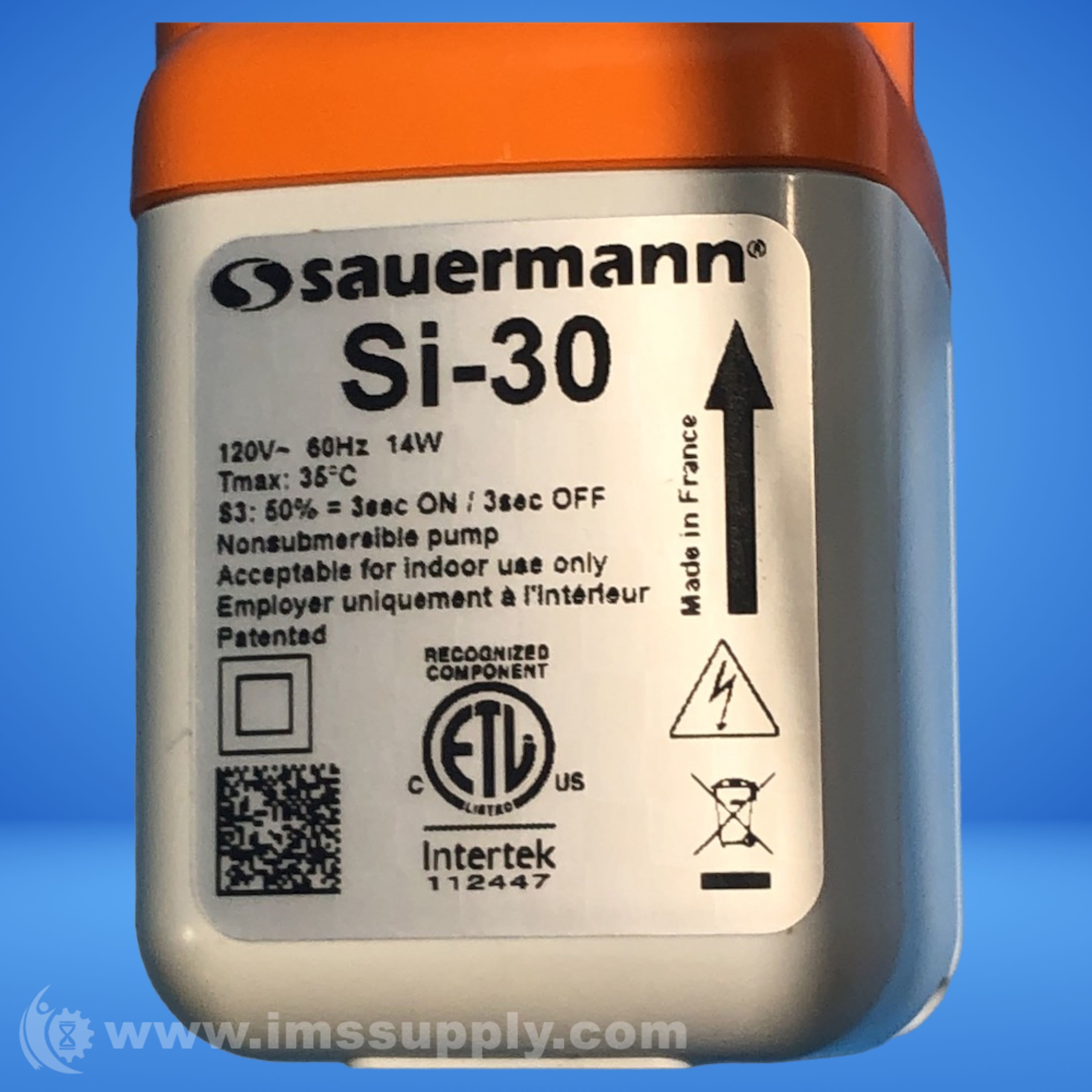 Sauermann SI-30 Mini Condensate Pump 120V 60Hz - IMS Supply